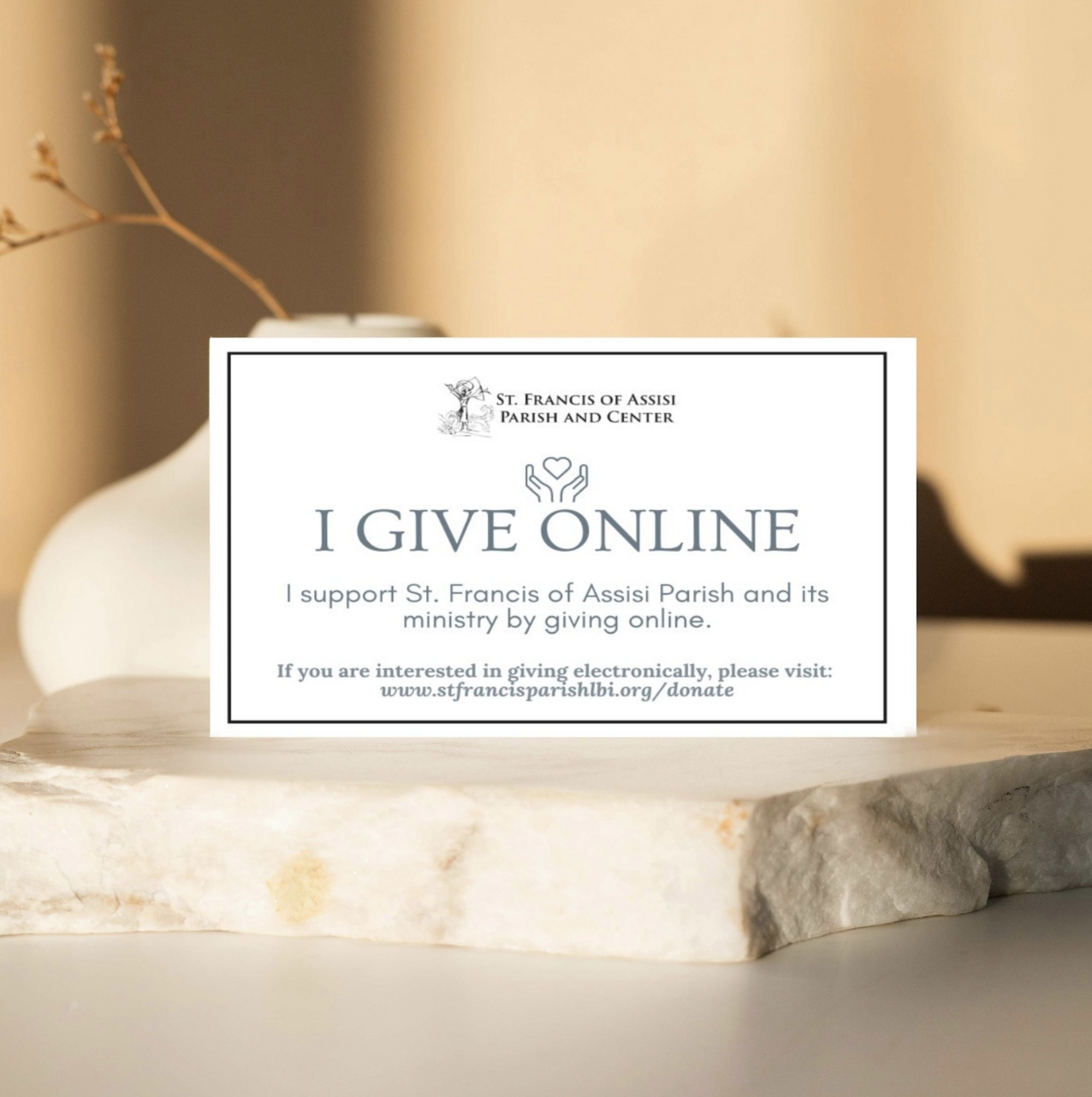 Introducing "I Give Online" Cards” — St. Francis of Assisi Parish LBI