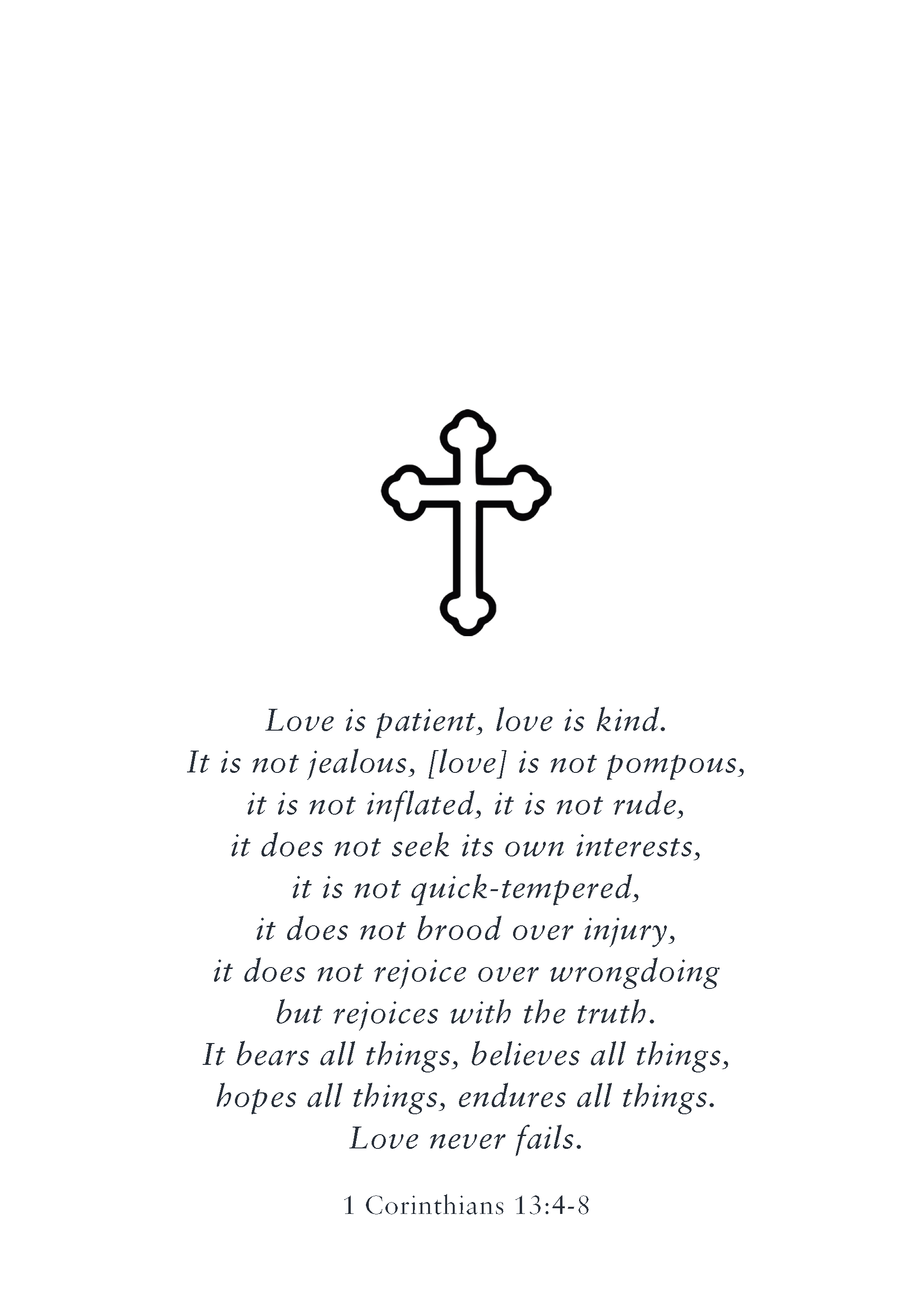 Mass Card (Sympathy) — Monastery of the Espousal of Mary & Joseph