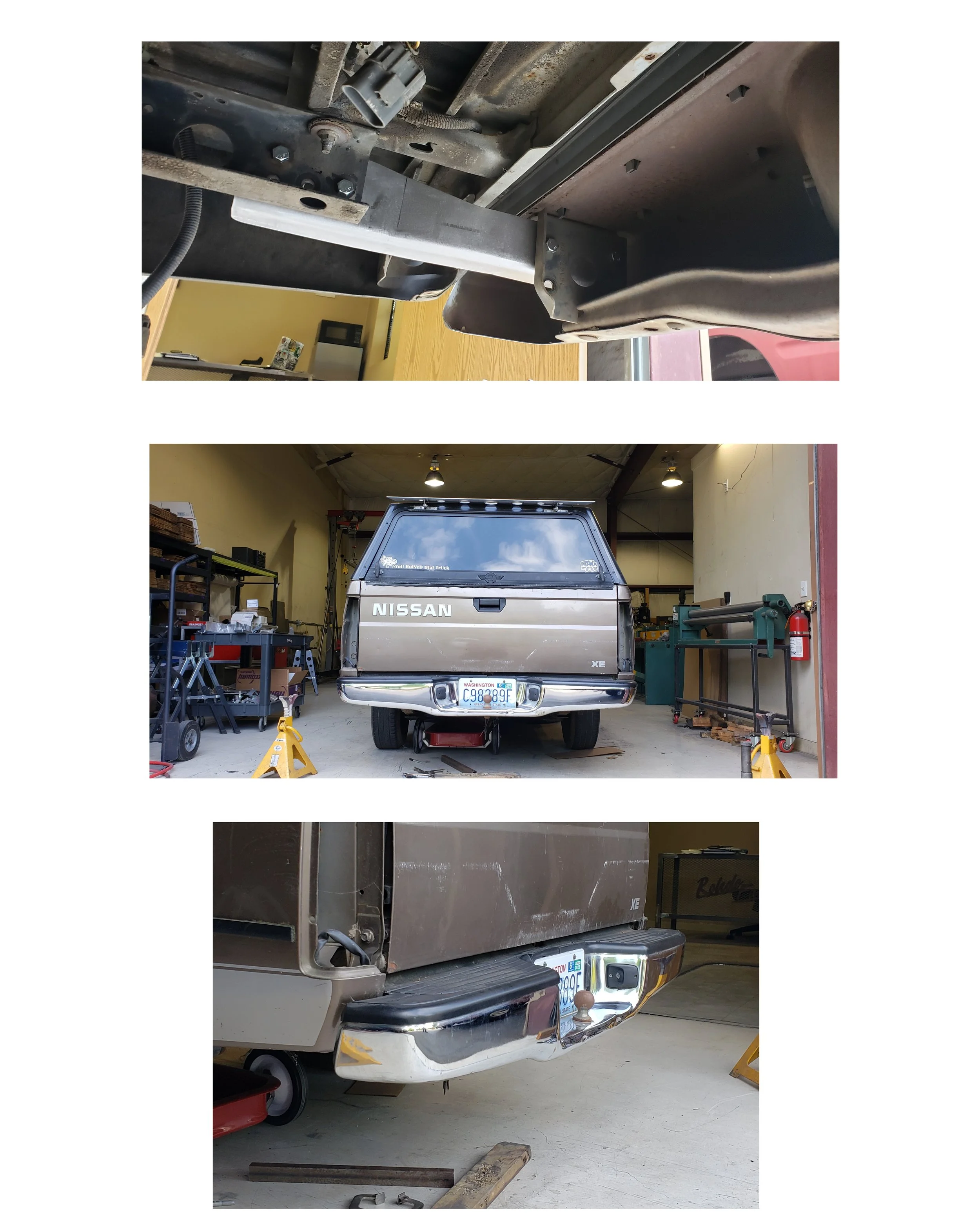 Nissan D21 UCA Boxing Plates — Rohde Fab