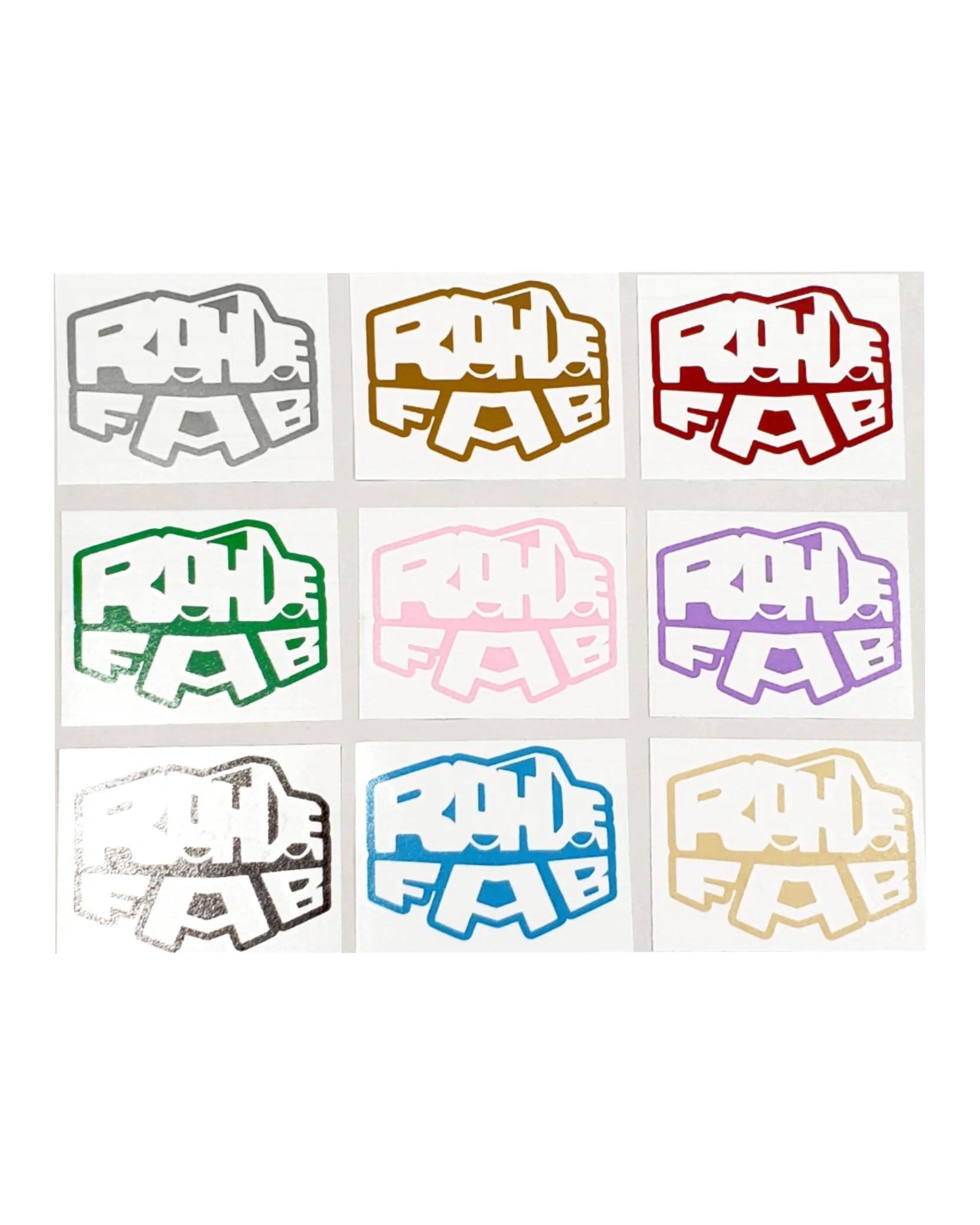 Rohde Fab Decals — Rohde Fab