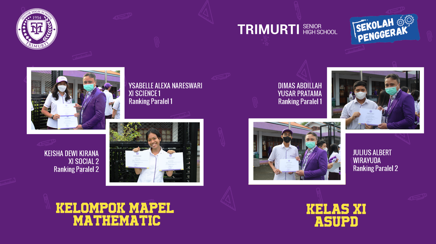 Students of The Year — SMA TRIMURTI