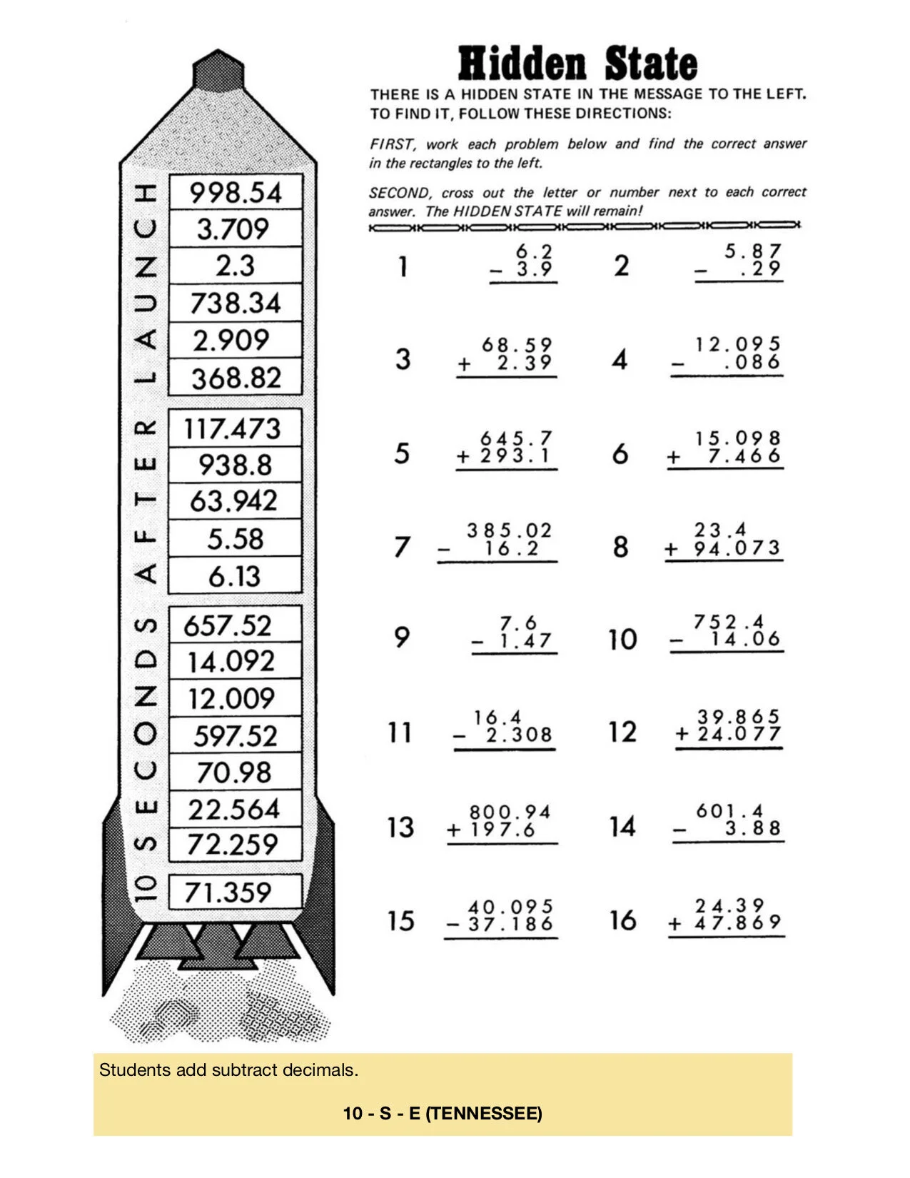 MM Sample Puzzle 9 — Marcy Mathworks