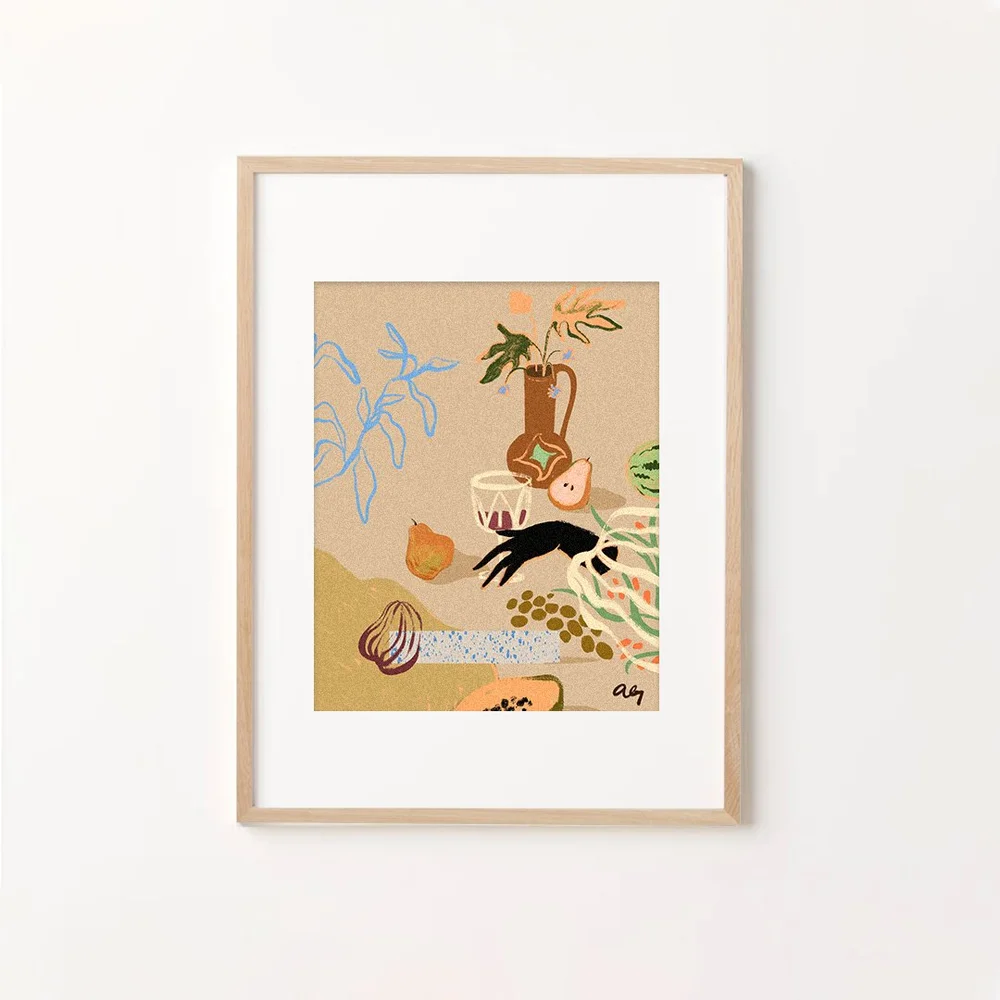 Handful of Love Art Print — Arty Guava | Artist | Illustrator ...