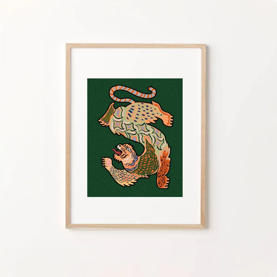 Asian Tiger Art