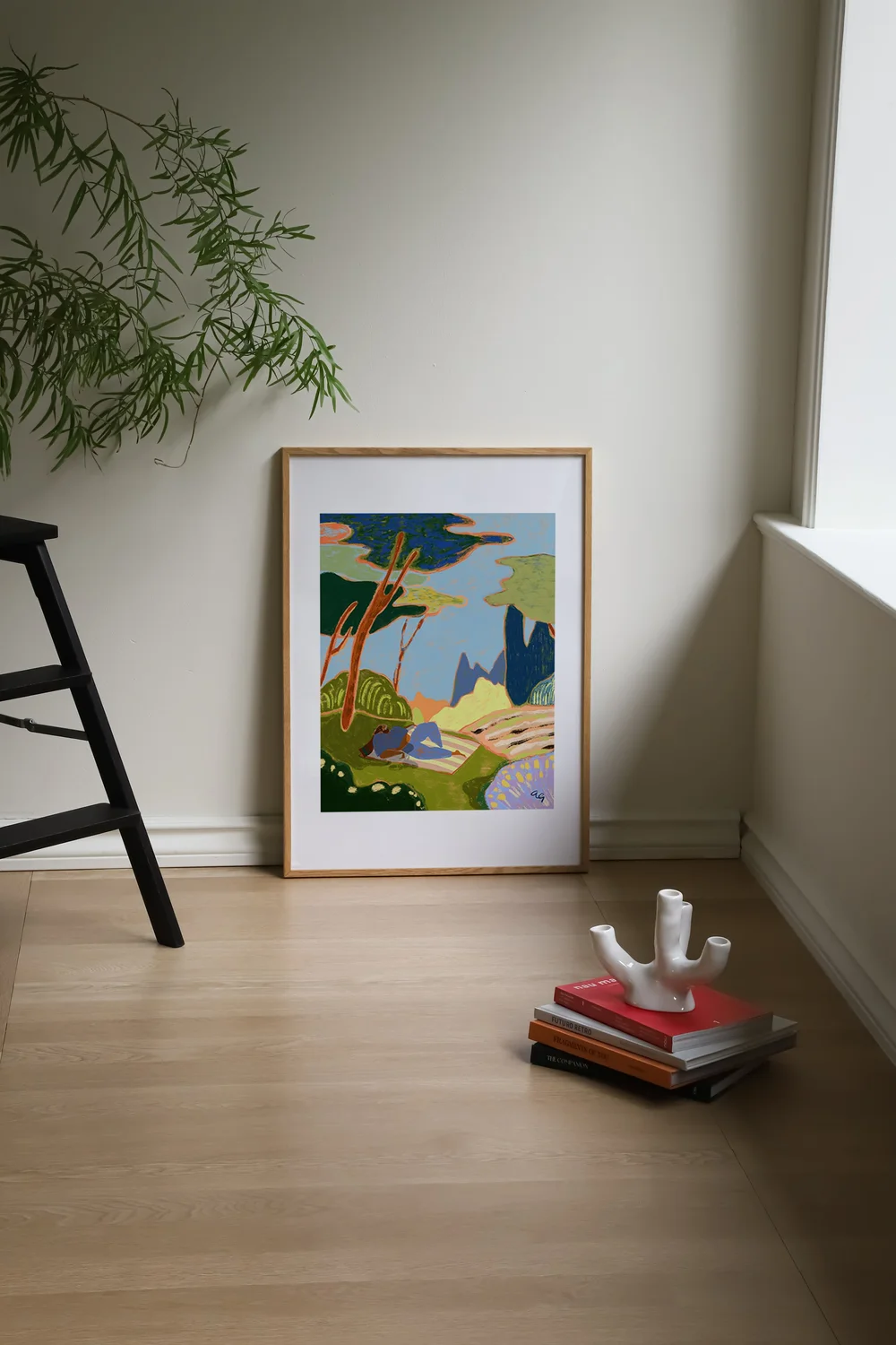 Mid Afternoon Nap Art Print – Tranquil & Whimsical Tropical Art ...