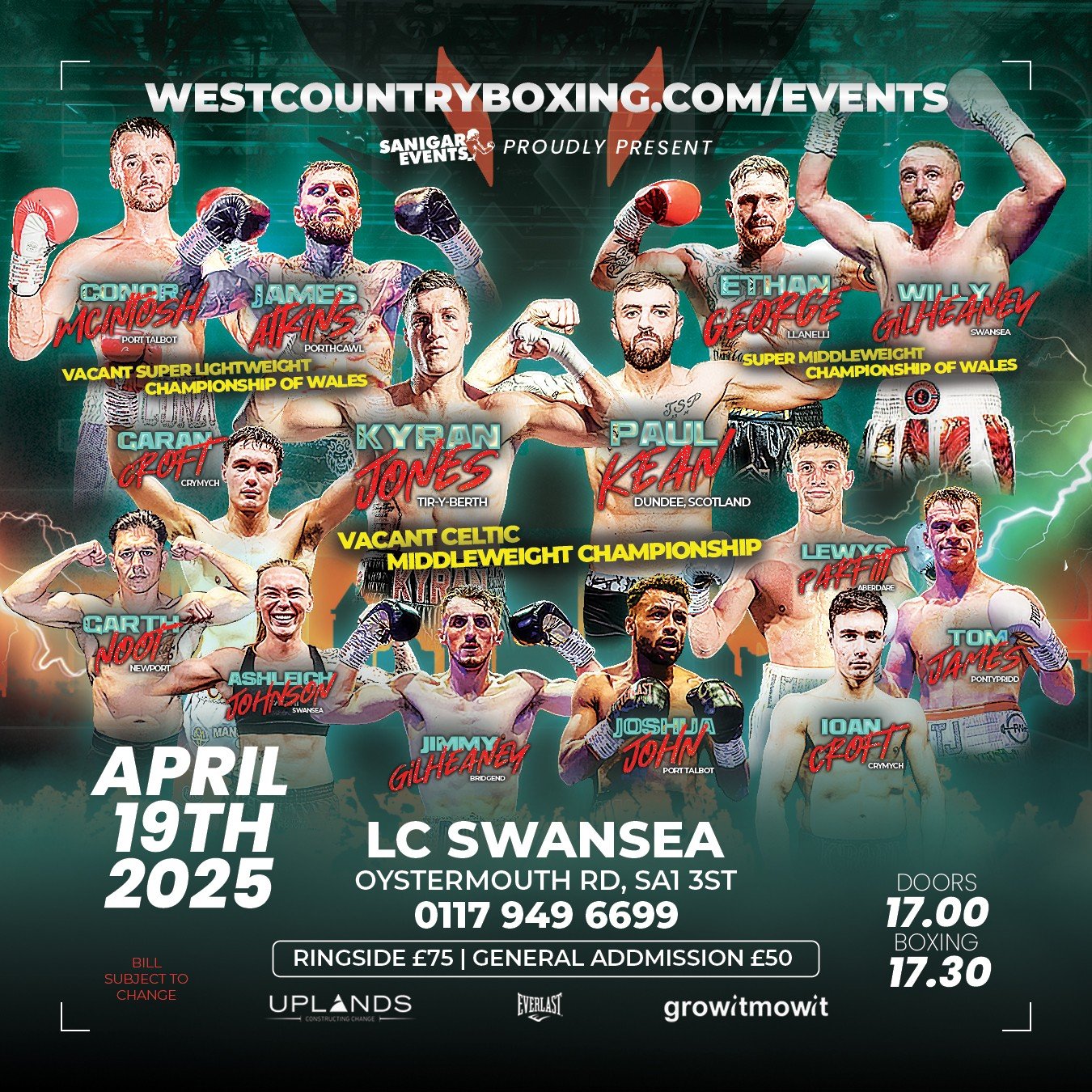 Sanigar Events — Bristol Boxing Gym