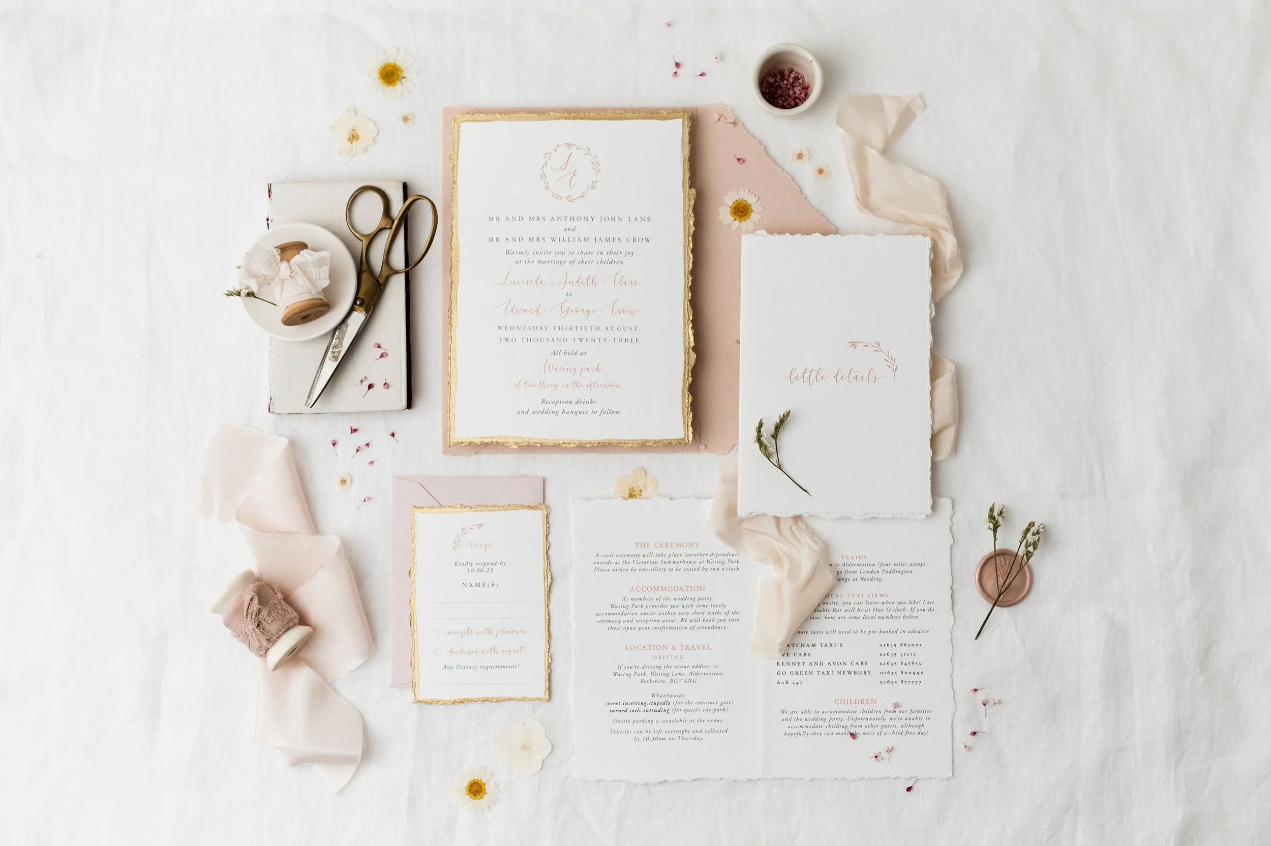 Wedding Stationery, DIY hire & Styling | Lulabee