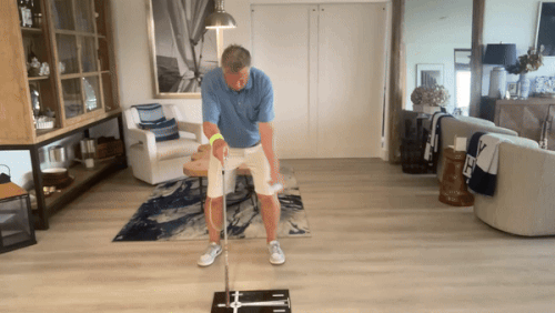Golf Swing Training Aid - Square Launcher Ball Thrower