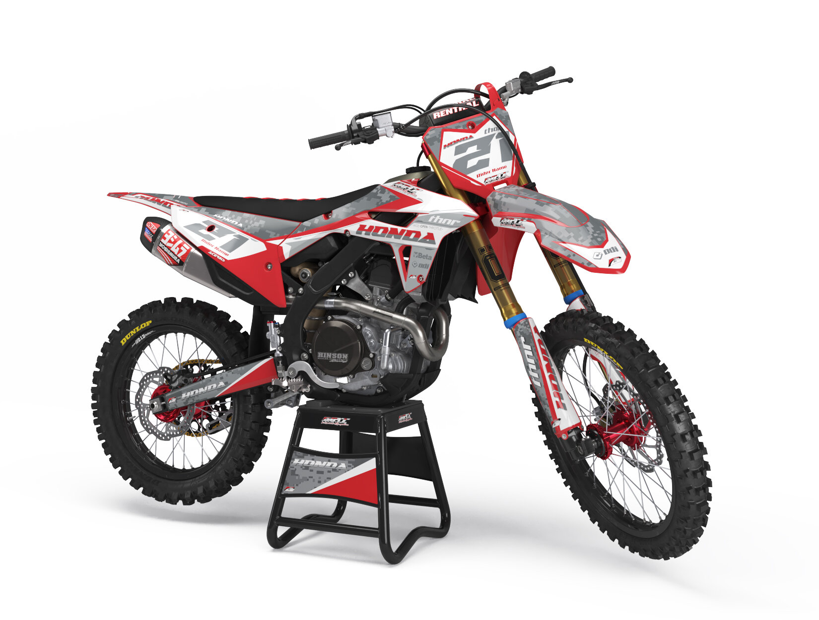 Honda Graphics — Dirt Industries Graphics — DirtGraphicsShop