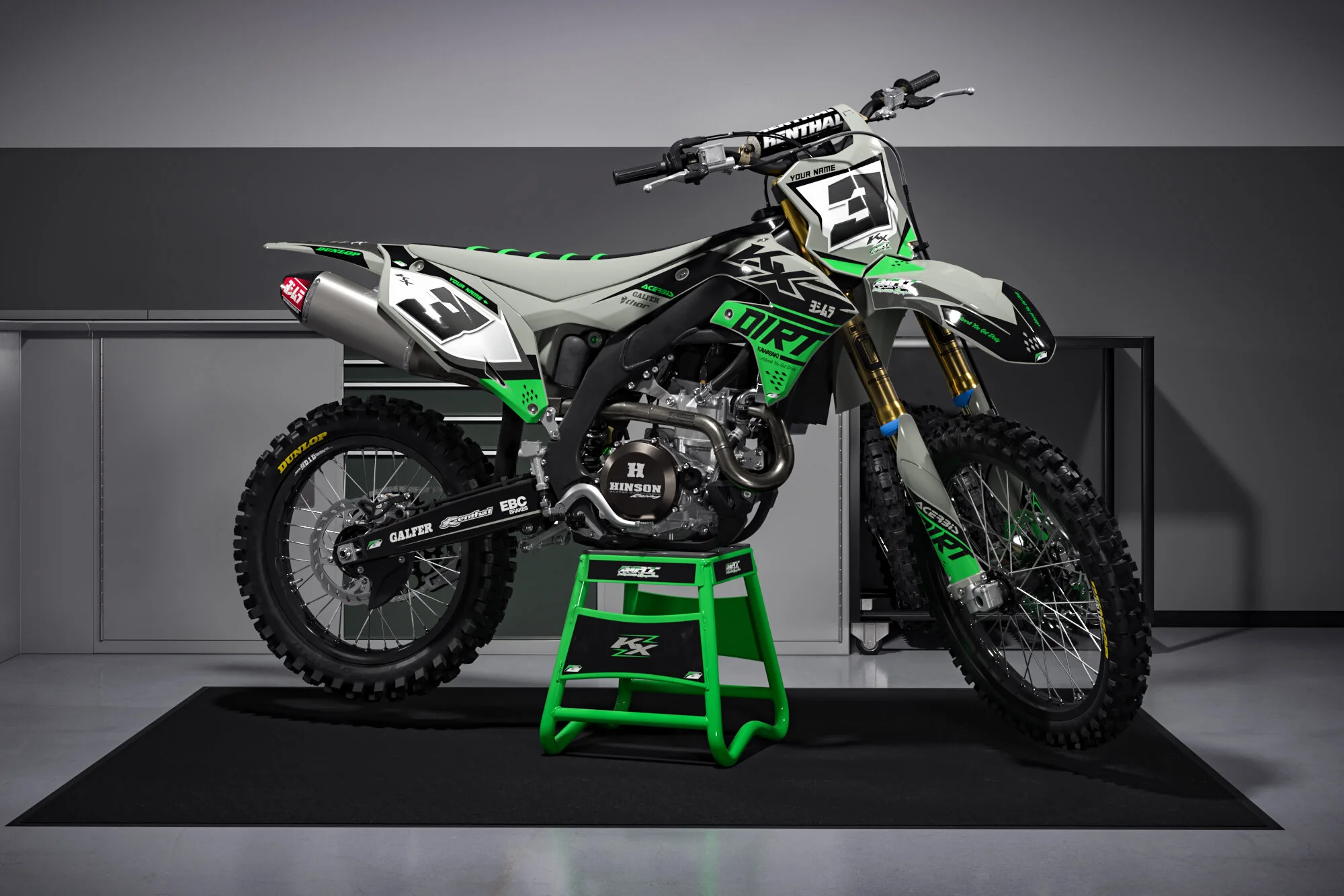 One Industries Graphics Kawasaki