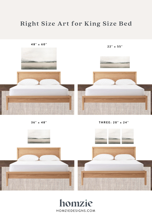 How to Decorate Above Your Bed — Homzie Designs