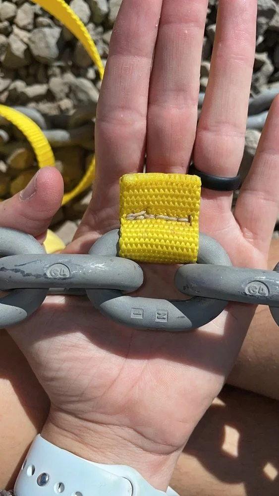 Marking anchor chain — Sailing Totem