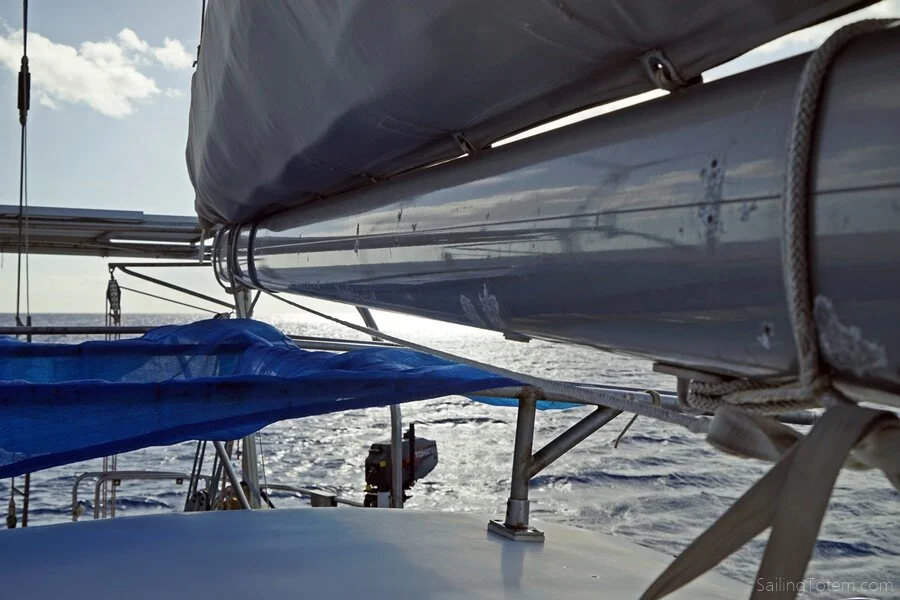 Safety on board: preventer setup on Totem — Sailing Totem