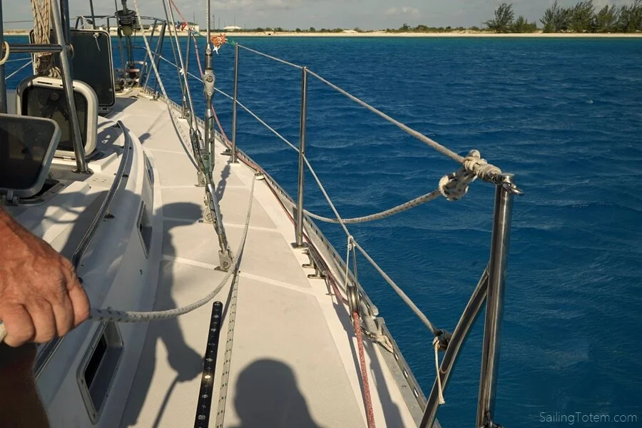 Safety on board: preventer setup on Totem — Sailing Totem