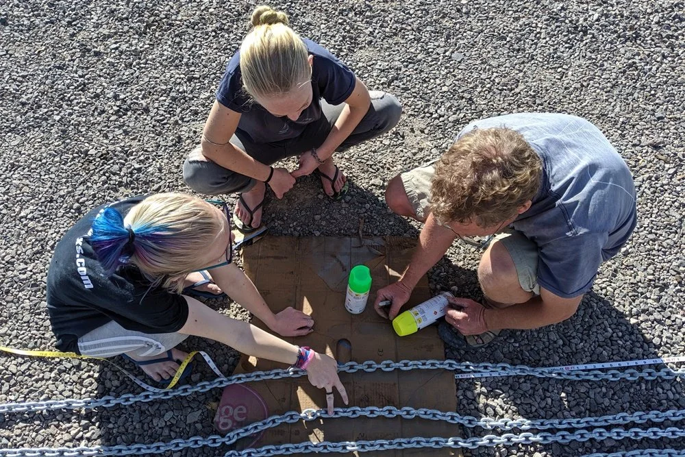 Marking anchor chain — Sailing Totem
