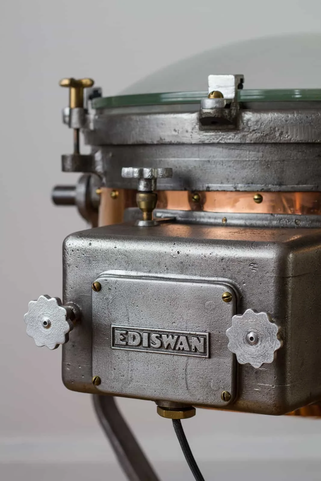 Ediswan Copper Searchlight — Antiques Workshop | Exceptional Vintage ...