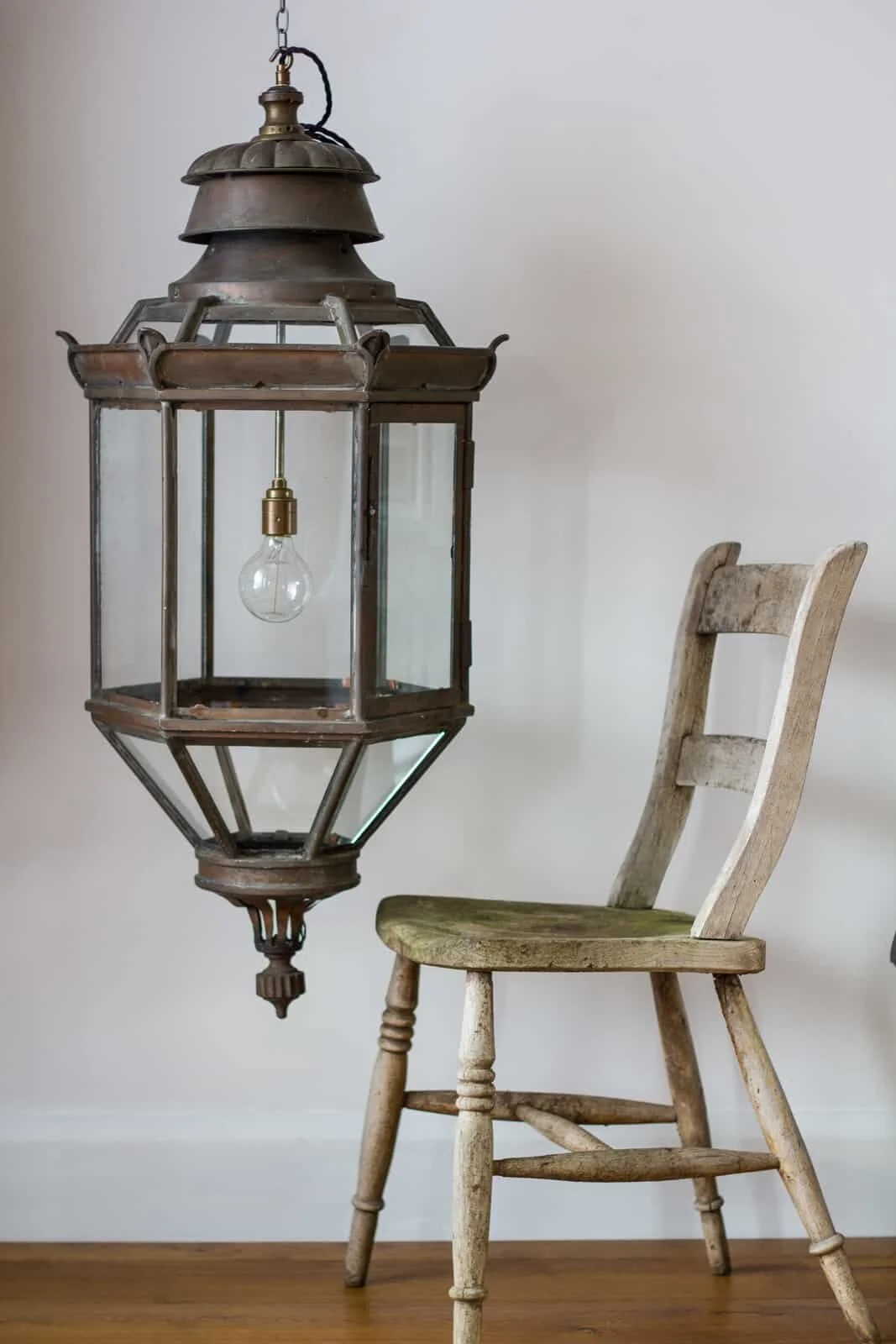 Victorian Brass Hall Lantern — Antiques Workshop | Exceptional Vintage ...