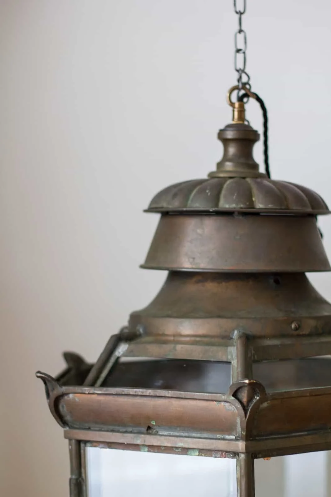 Victorian Brass Hall Lantern — Antiques Workshop | Exceptional Vintage ...