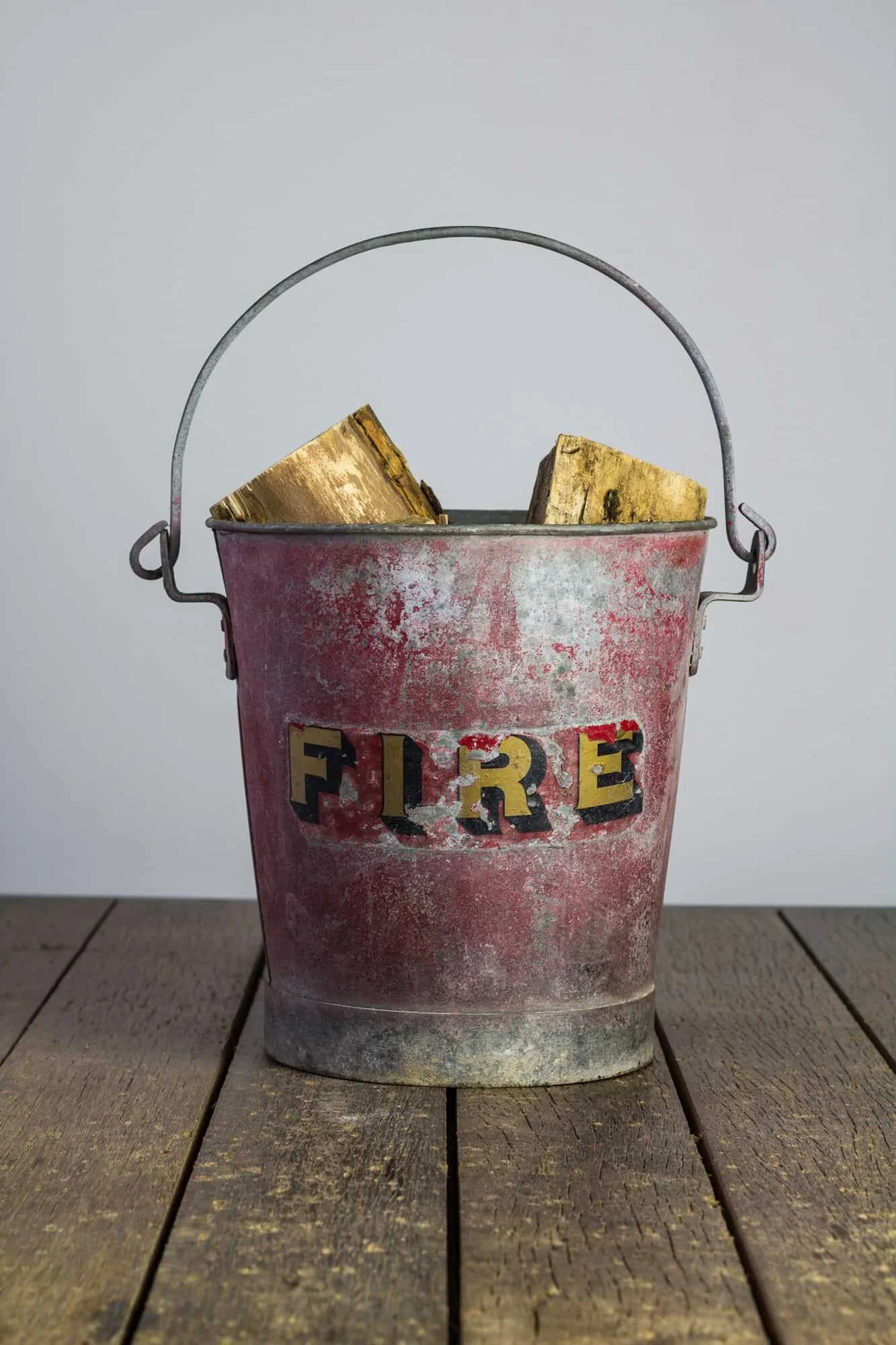 Hand Painted Antique Fire Bucket — Antiques Workshop | Exceptional ...