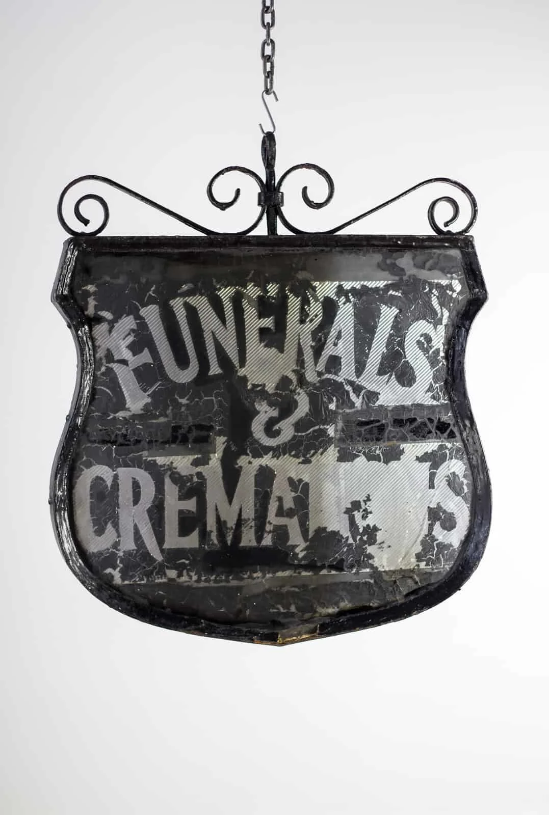 Funerals & Cremations Trade Sign — Antiques Workshop | Exceptional ...