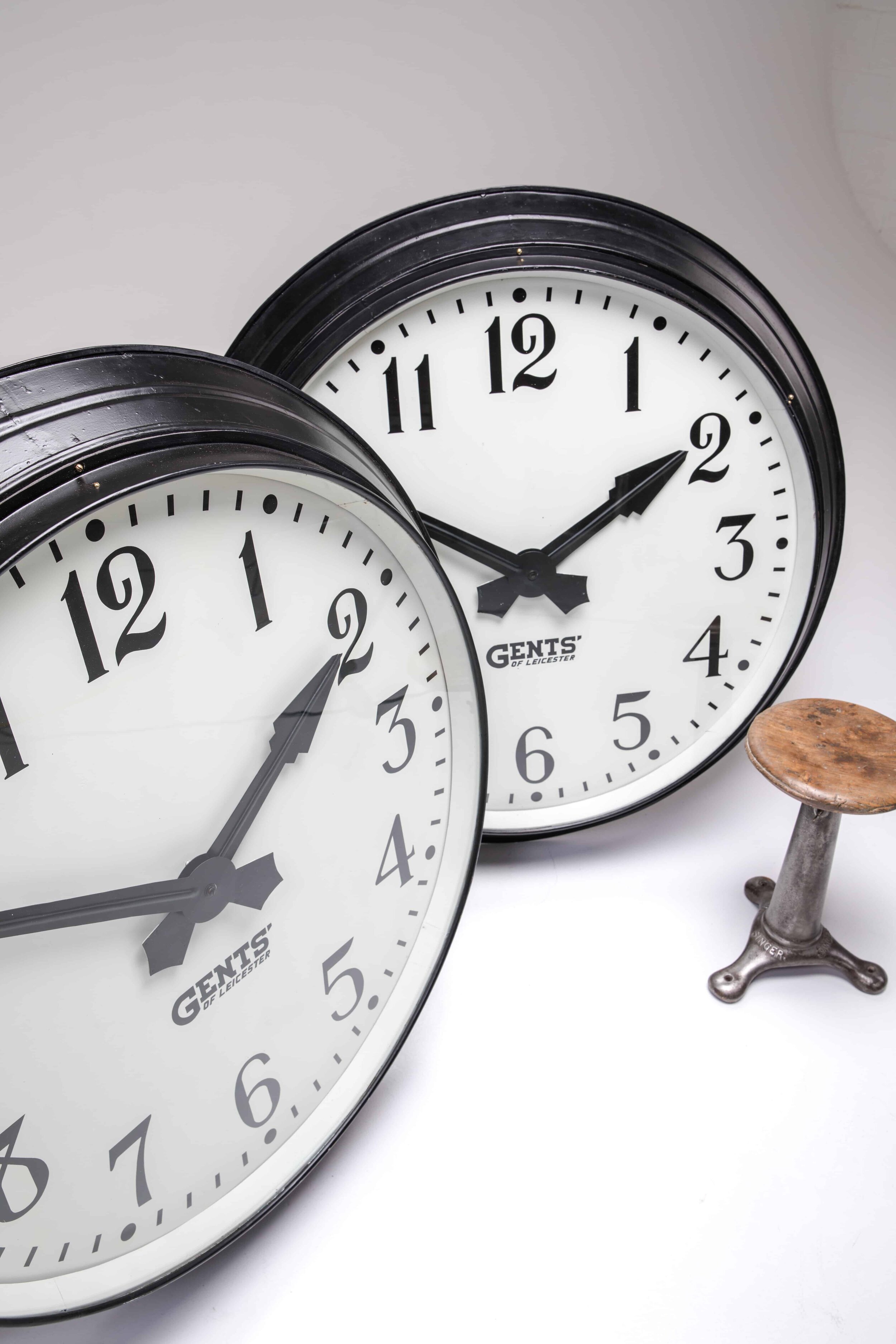 XXL Gents of Leicester factory wall clocks — Antiques Workshop ...
