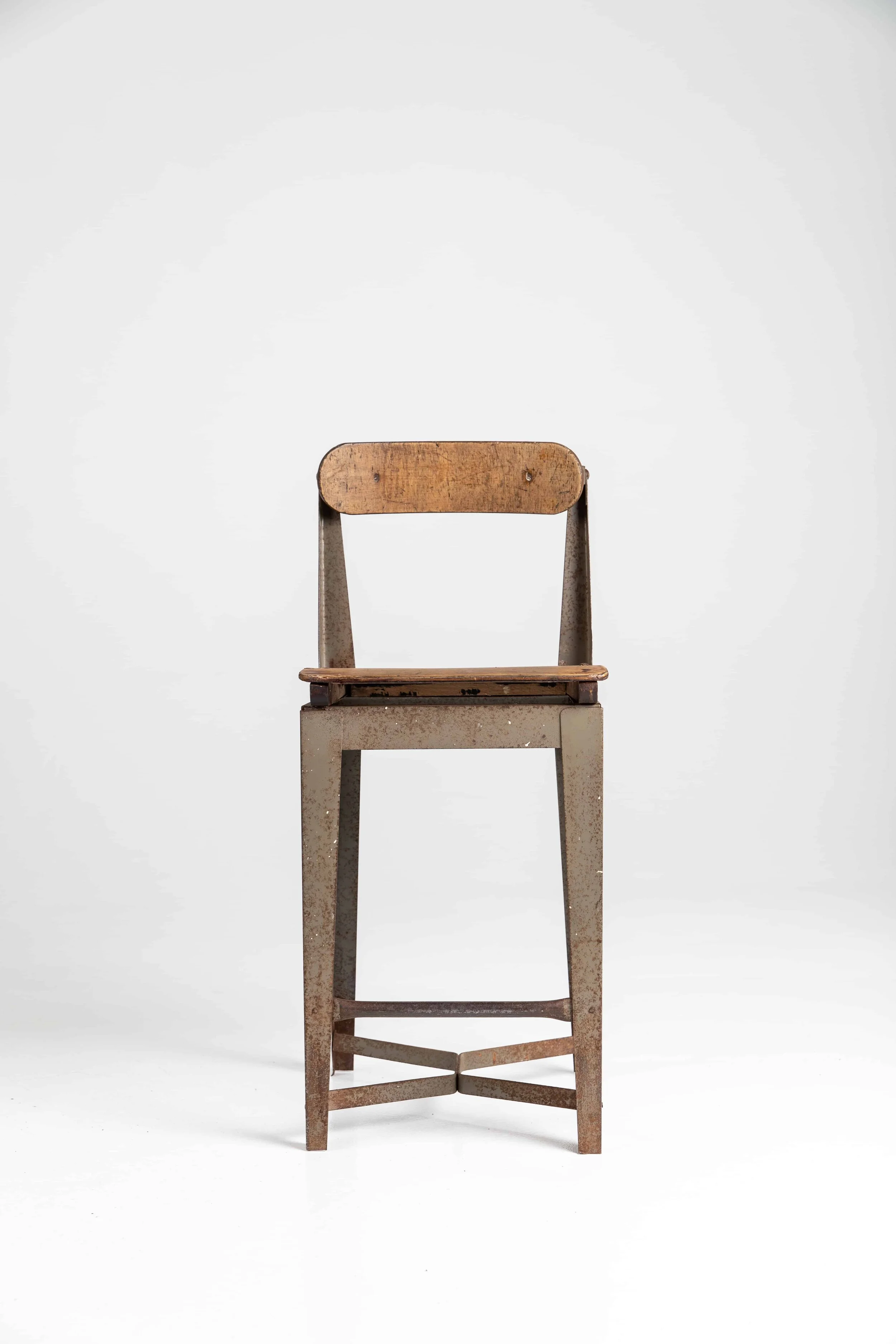 Vintage Industrial Leabank Stool — Antiques Workshop | Exceptional ...