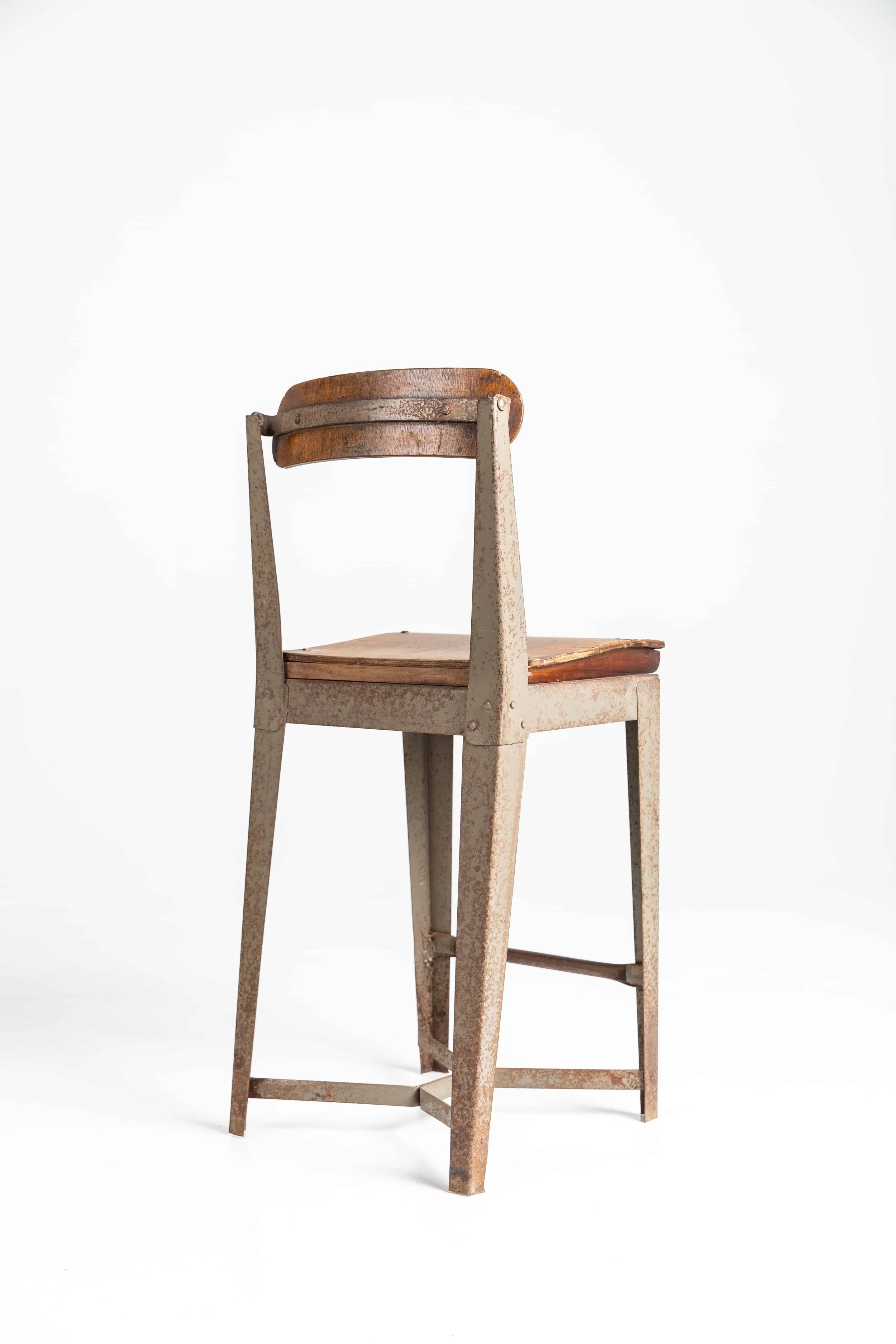 Vintage Industrial Leabank Stool — Antiques Workshop | Exceptional ...