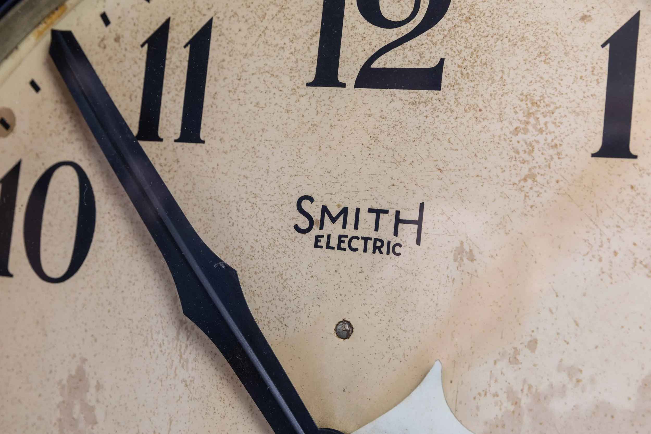 Early 18" Smiths Electric Clock — Antiques Workshop | Exceptional ...