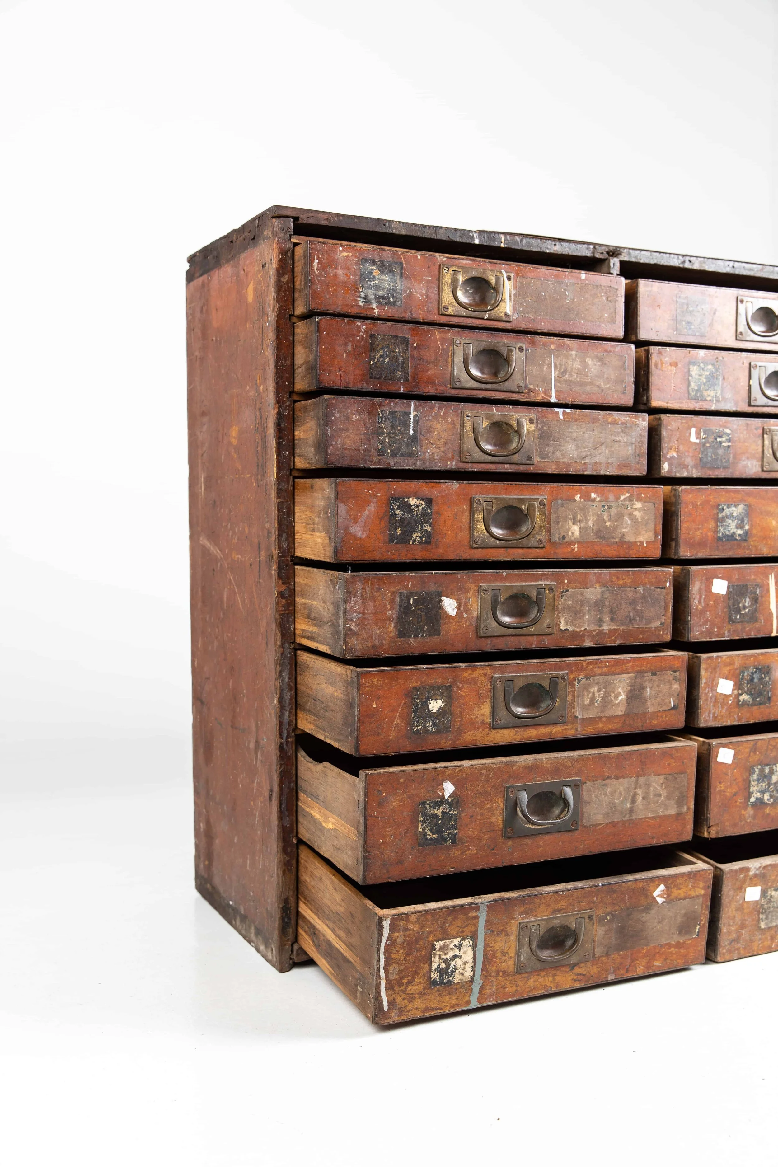 Large Antique industrial drawer unit — Antiques Workshop | Exceptional ...