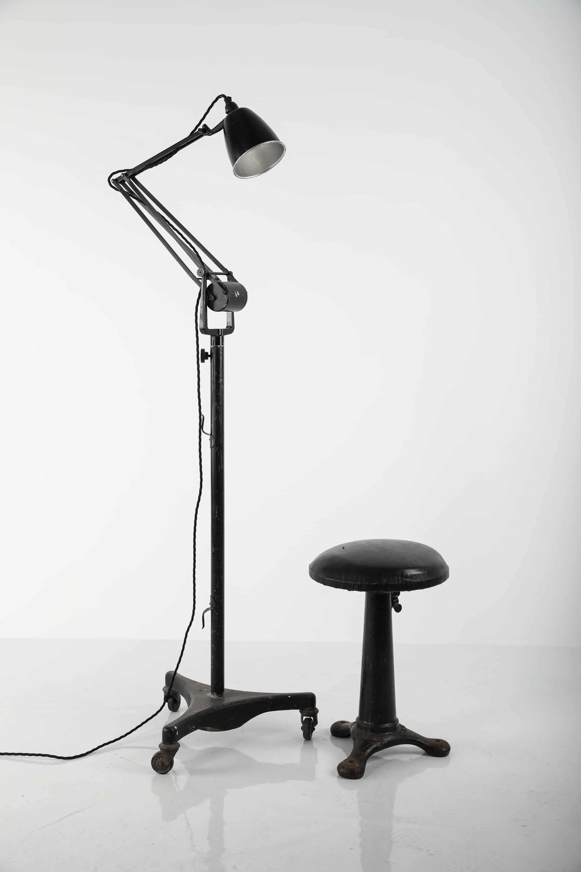 Hadrill & Horstmann Counterbalance Floor Lamp — Antiques Workshop ...