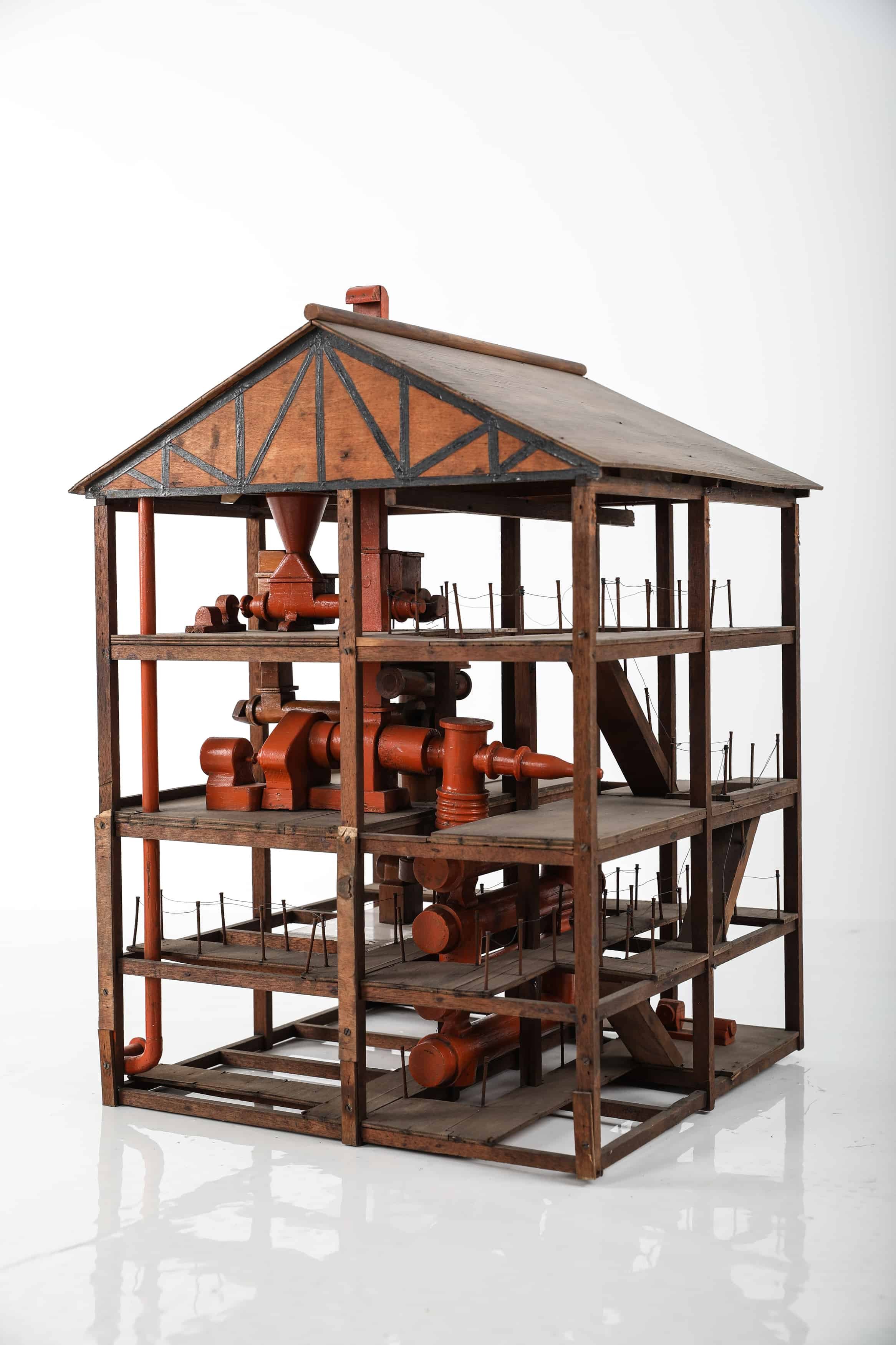 Large Paper Pulp Factory Model — Antiques Workshop | Exceptional ...