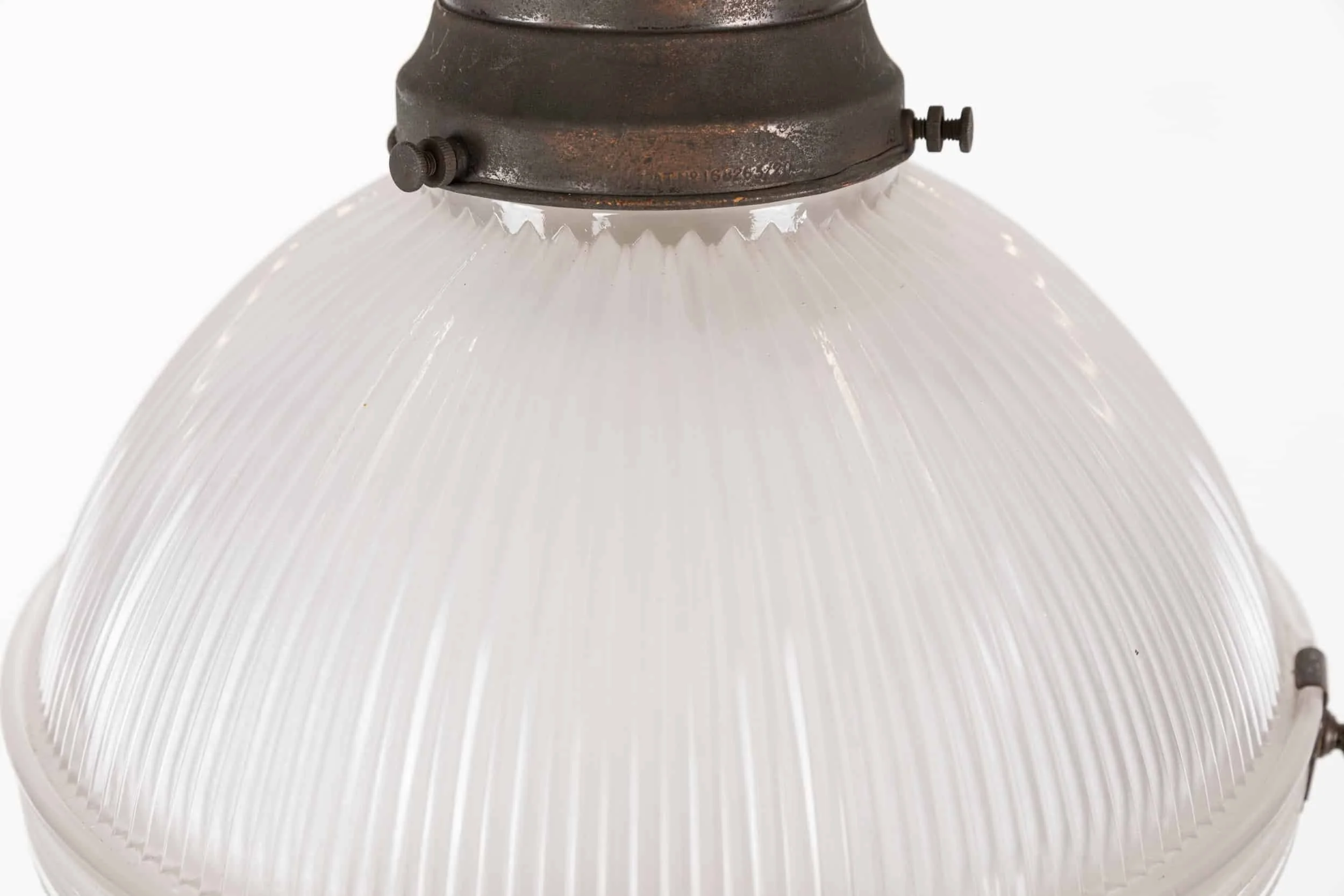 Holophane 'Reflector-Refractor' Pendant Lamp — Antiques Workshop ...