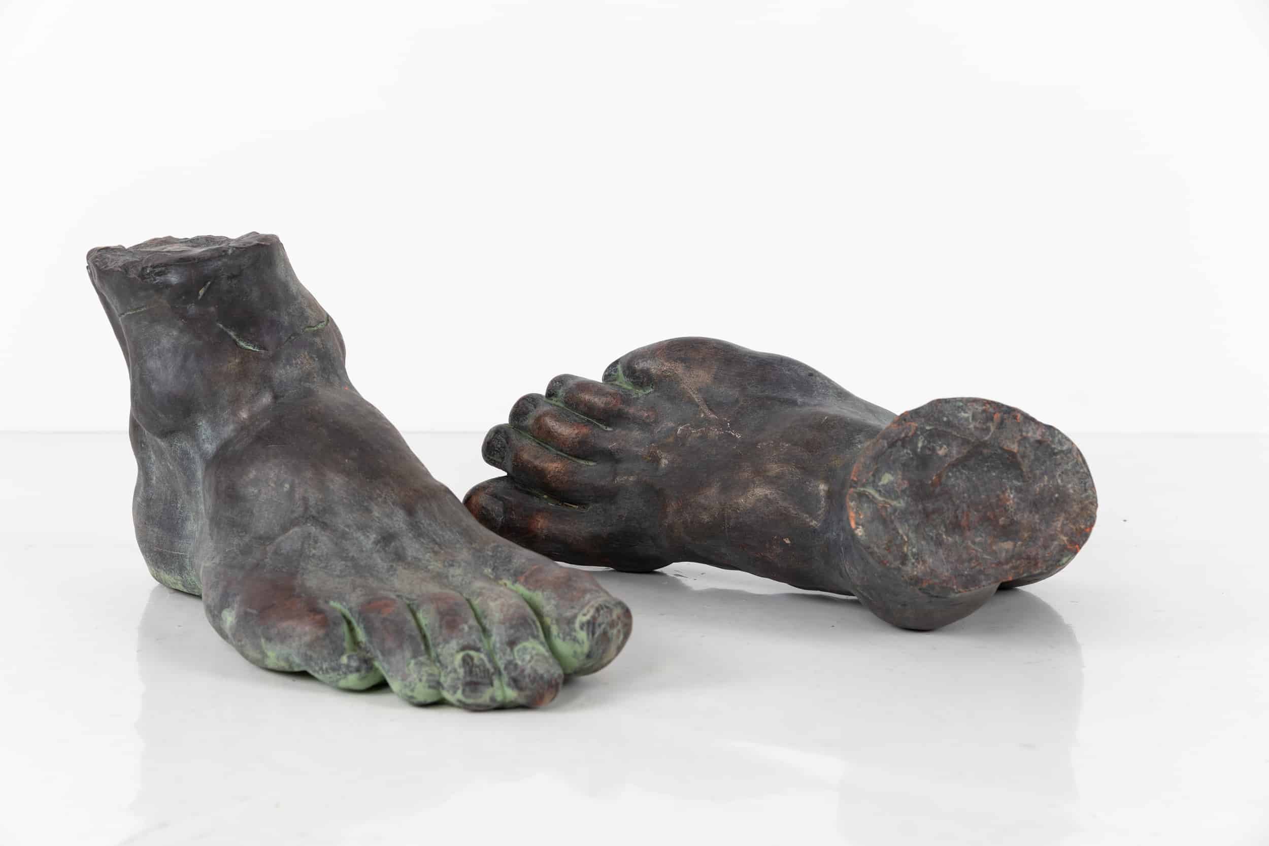 Faux Bronze Cast Feet — Antiques Workshop | Exceptional Vintage ...