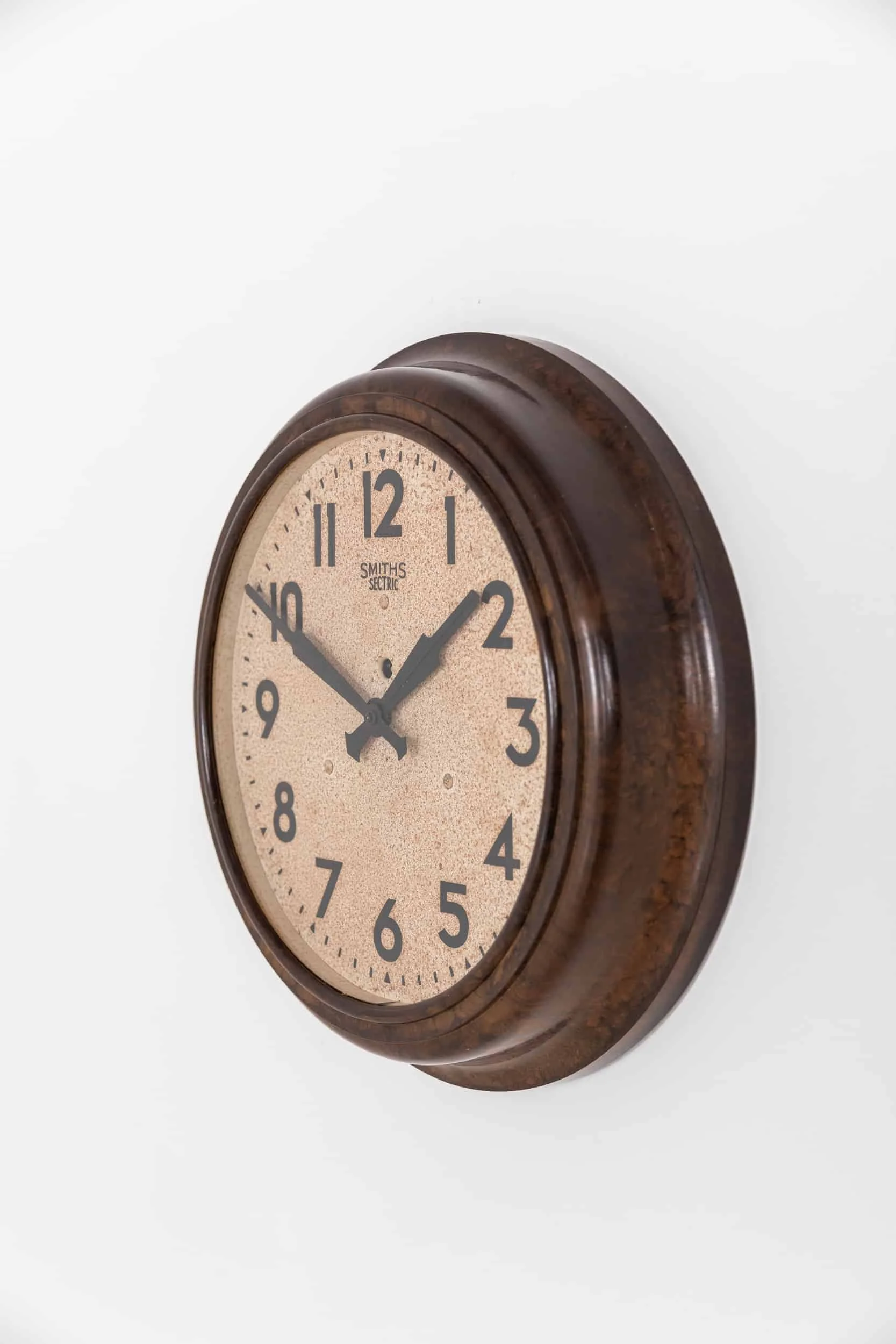 Antiique Smiths Sectric Bakelite Wall Clock — Antiques Workshop ...
