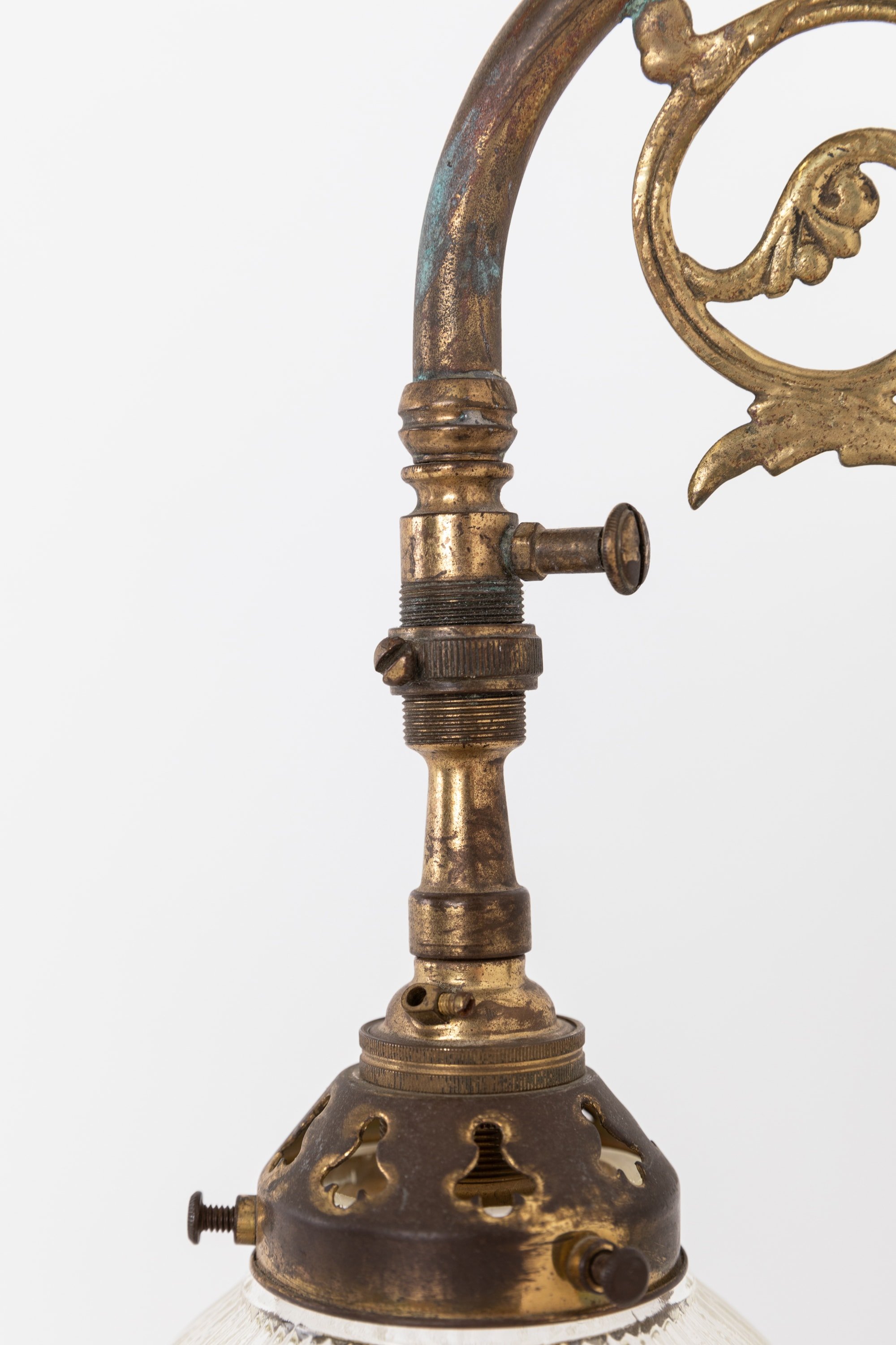 Pair of Brass Gas Wall Lamps — Antiques Workshop | Exceptional Vintage ...