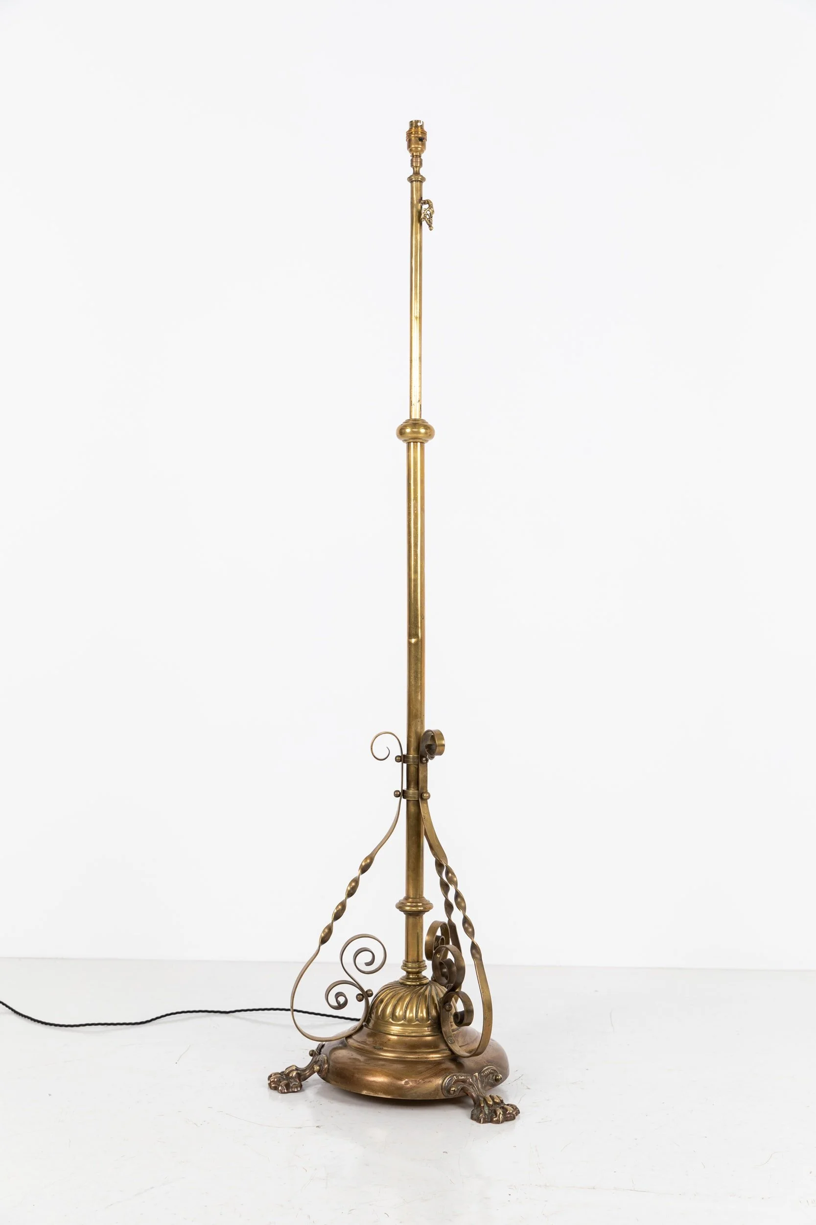 Vintage Antique Torchiere Lamps Flemish Style Floor Lamp, 3