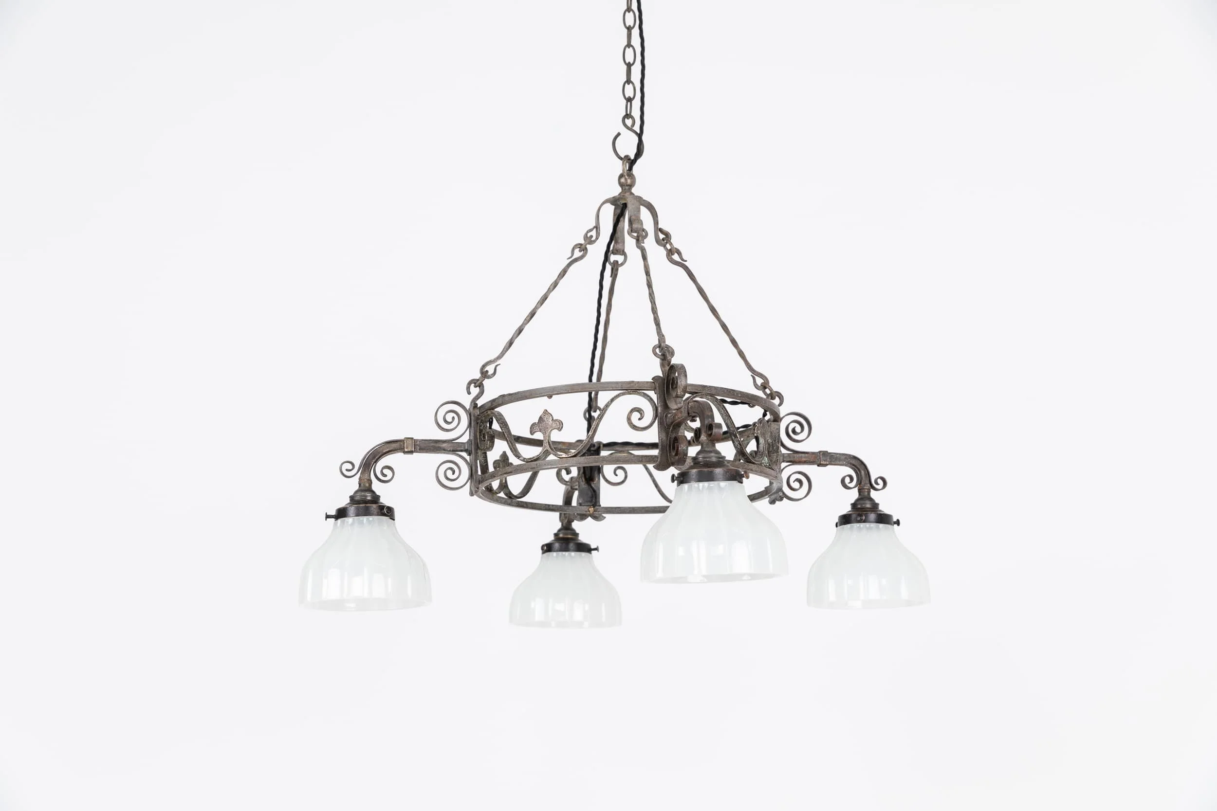 Blacksmith Made Moonstone Chandelier — Antiques Workshop | Exceptional ...