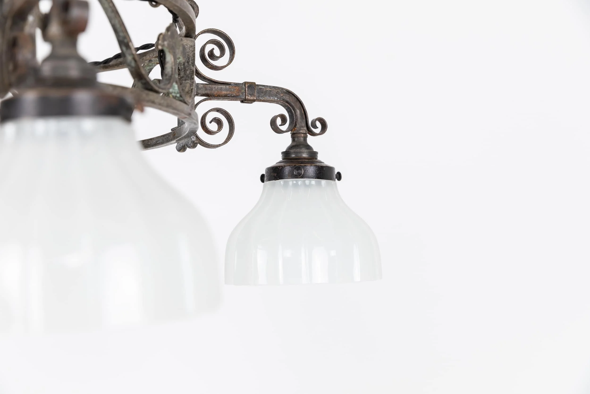 Blacksmith Made Moonstone Chandelier — Antiques Workshop | Exceptional ...