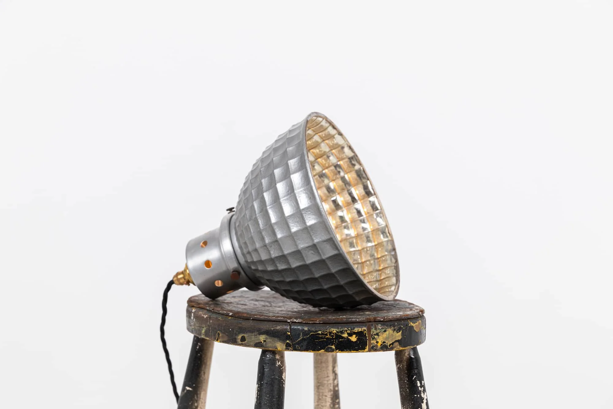 Honeycomb Mirrored Reflector Pendant Light — Antiques Workshop ...