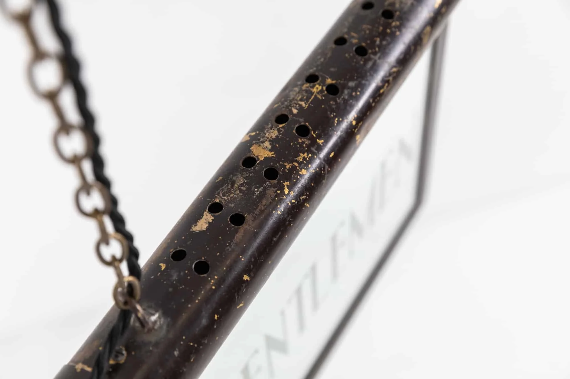 Brass Internalite 'Gentlemen' Illuminated Sign — Antiques Workshop ...