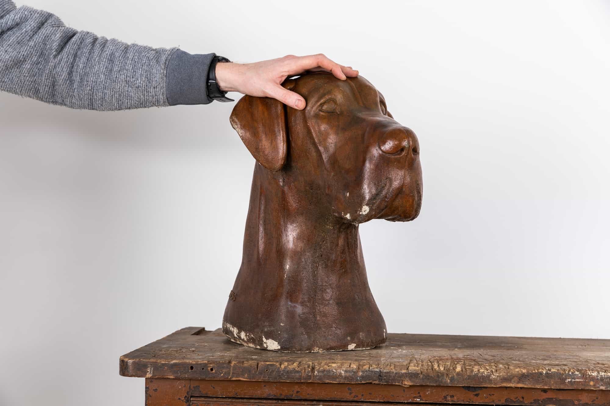 'Lucas' Stone Great Dane Bust — Antiques Workshop | Exceptional Vintage ...