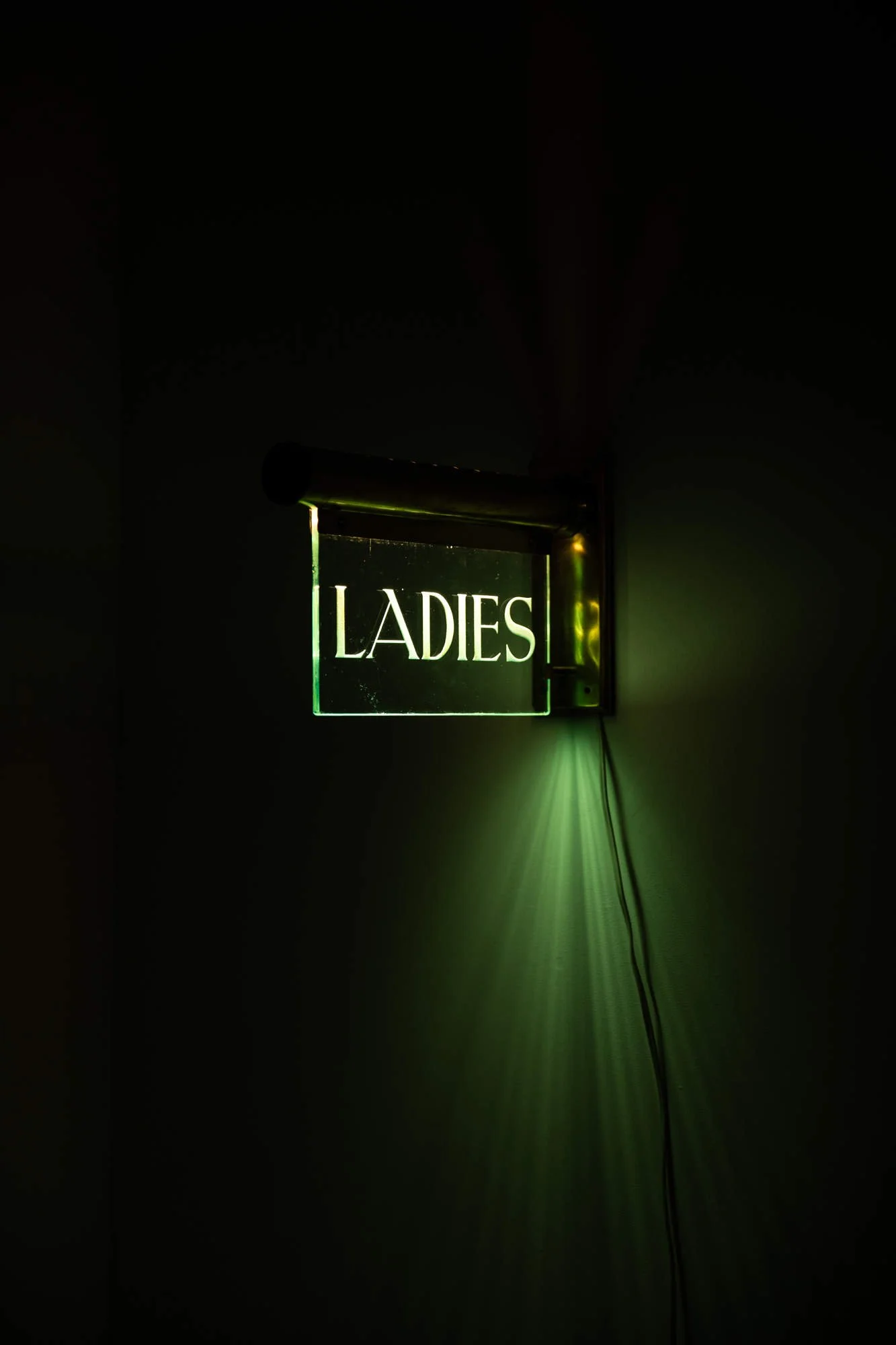 Wall Mounted Internalite 'Ladies' Illuminated Sign — Antiques Workshop ...