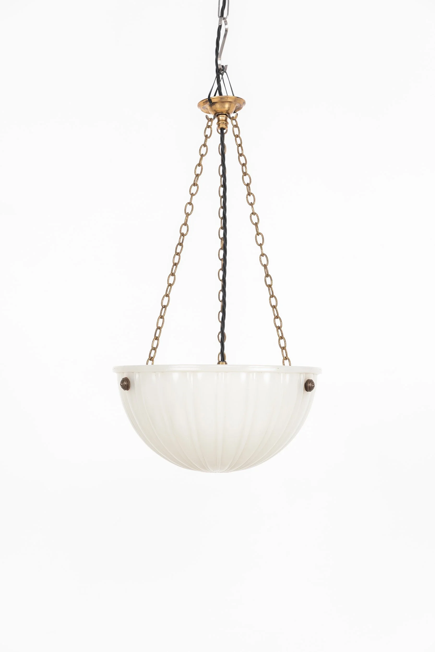 Antique Glass Bowl Ceiling Light