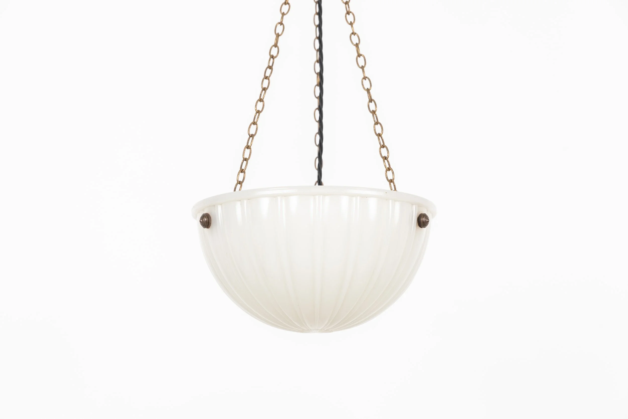 12" Moonstone Plafonnier Ceiling Light — Antiques Workshop ...
