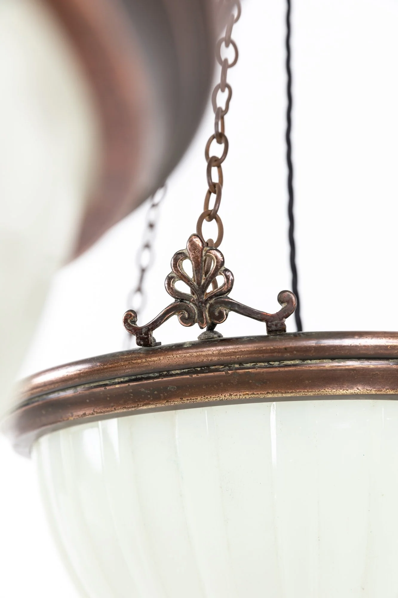 12" Sunco / Moonstone Plafonnier Ceiling Light — Antiques Workshop ...