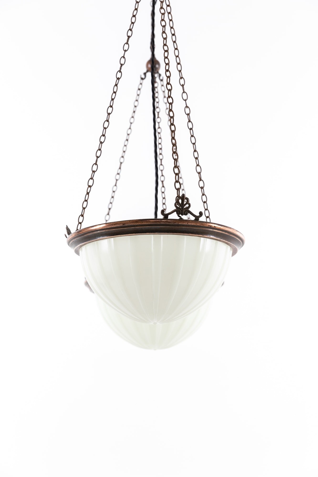 12" Sunco / Moonstone Plafonnier Ceiling Light — Antiques Workshop ...