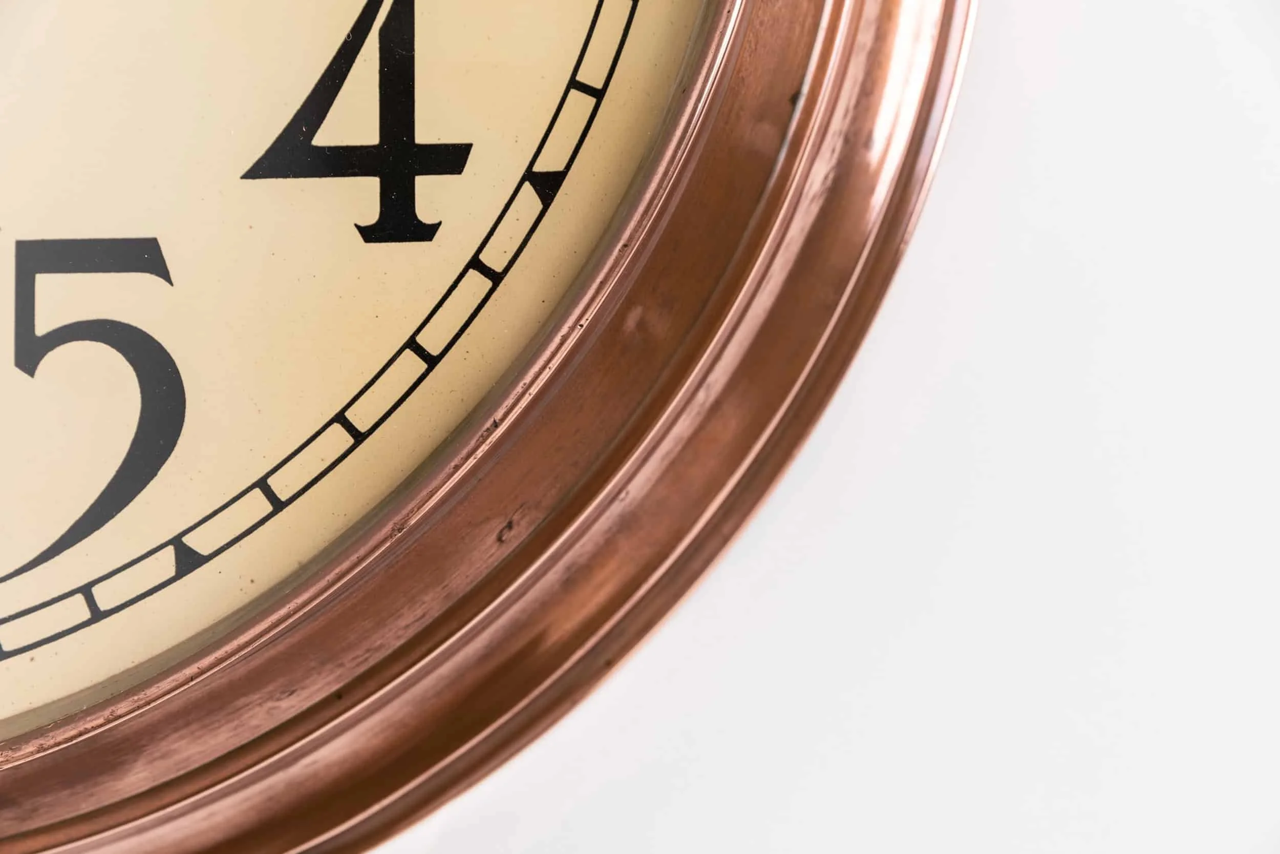 Large Copper ITR Industrial Clock — Antiques Workshop | Exceptional Vintage & Antique Interior ...