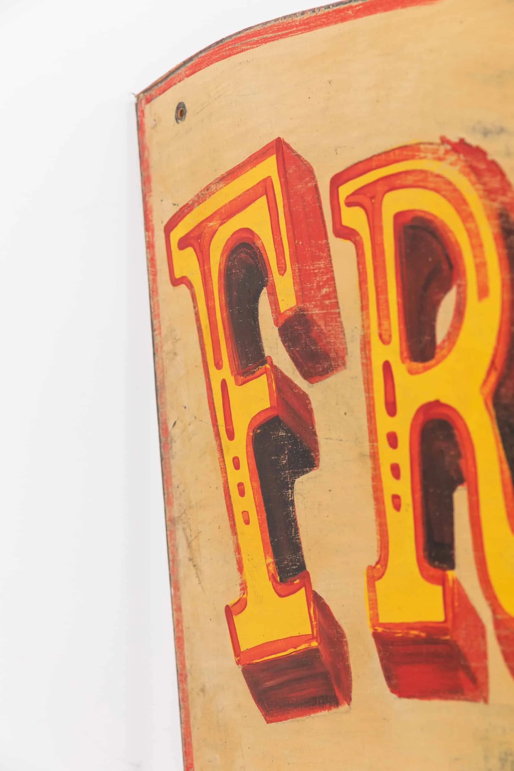 Hand Painted 'Freak Show' Fairground Sign — Antiques Workshop ...