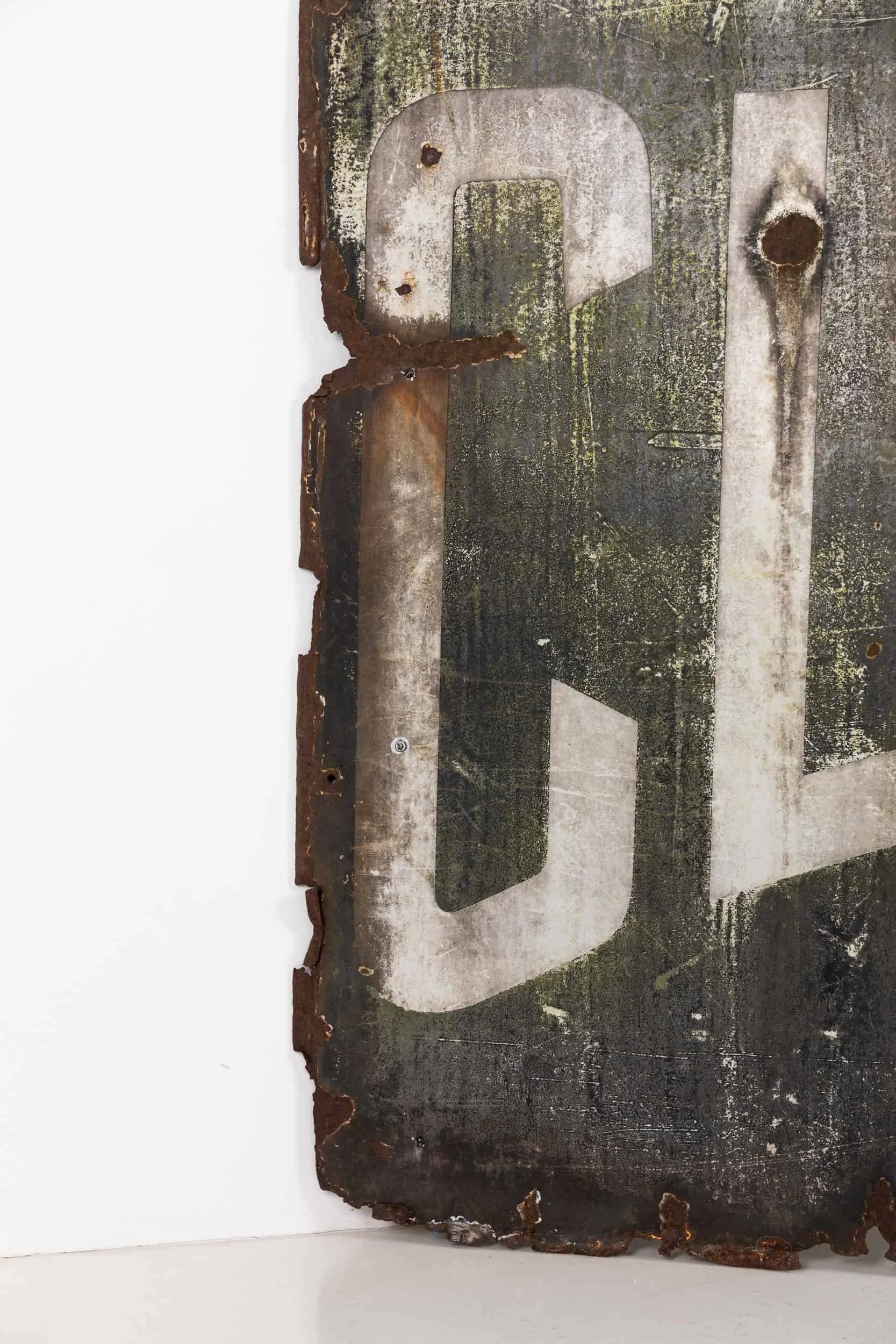 Huge Early 20th Century Enamel Advertising Sign — Antiques Workshop ...