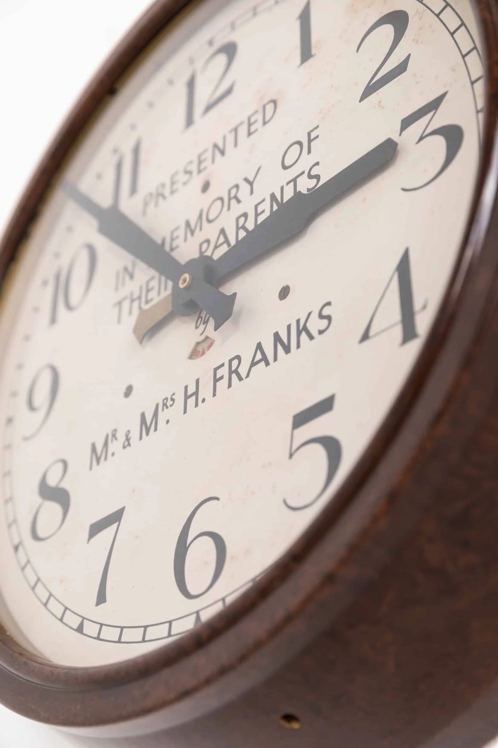 Vintage Bakelite Smiths Memorial Wall Clock — Antiques Workshop ...